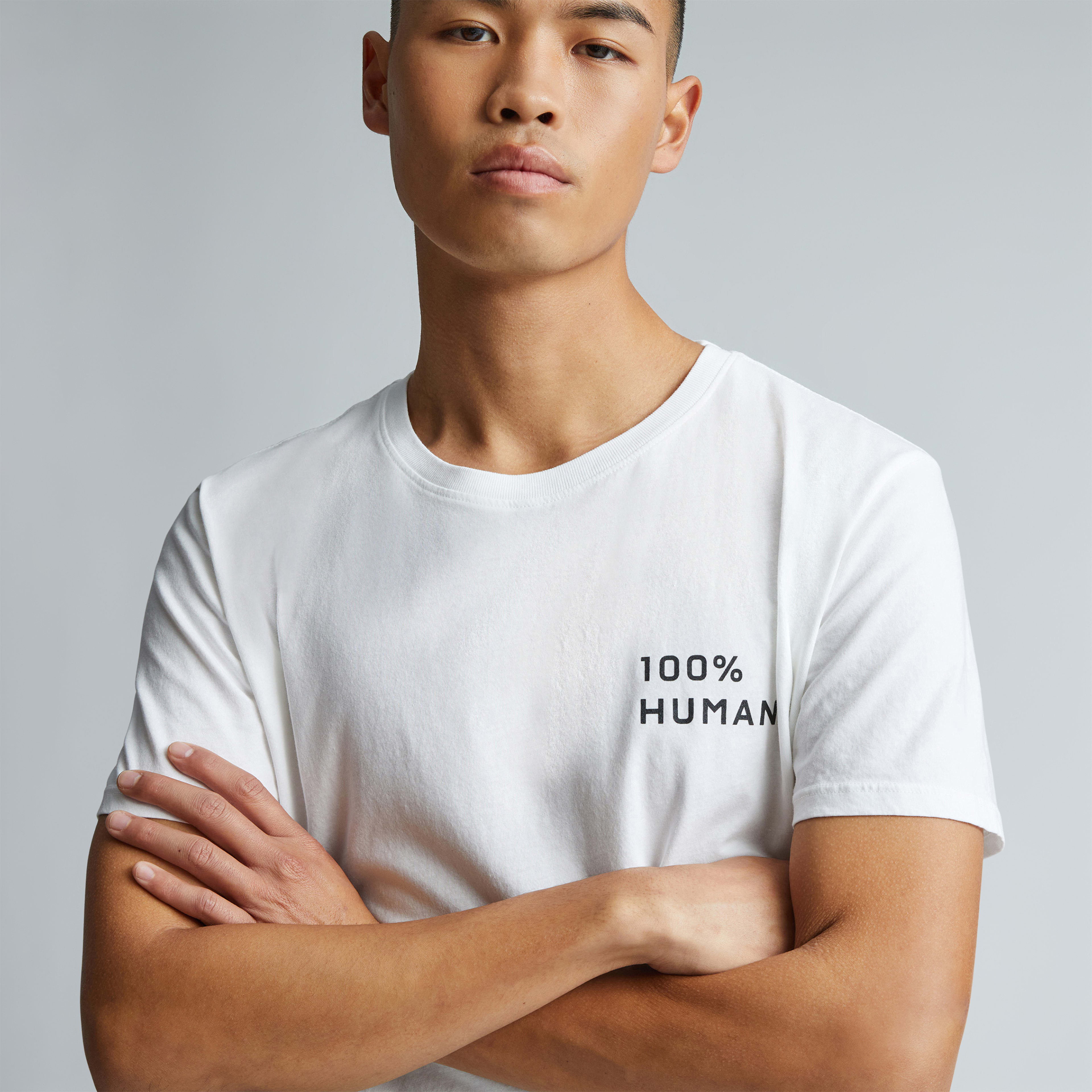 The 100% Human® Crew White – Everlane