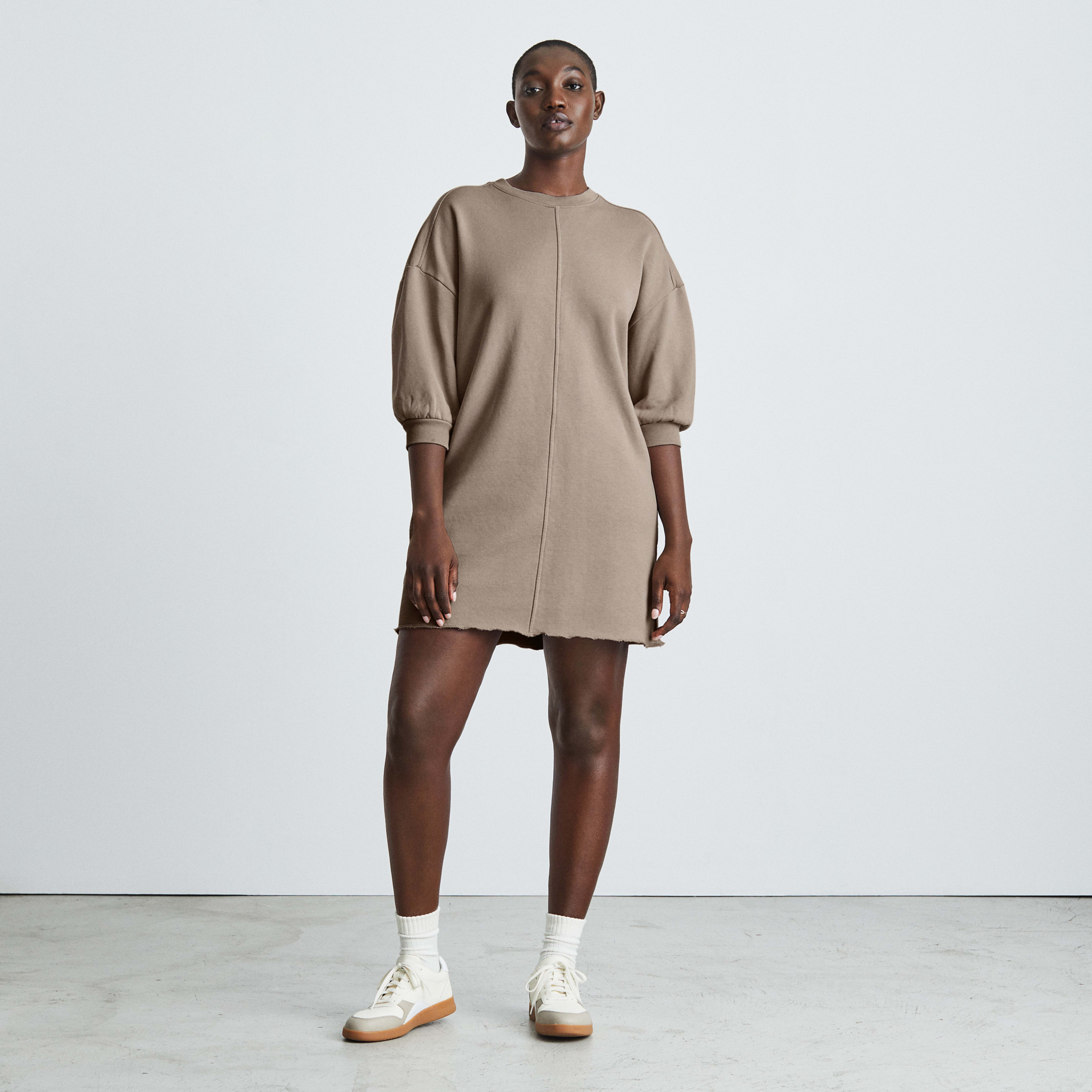 The Track Dress Burnt Sugar – Everlane