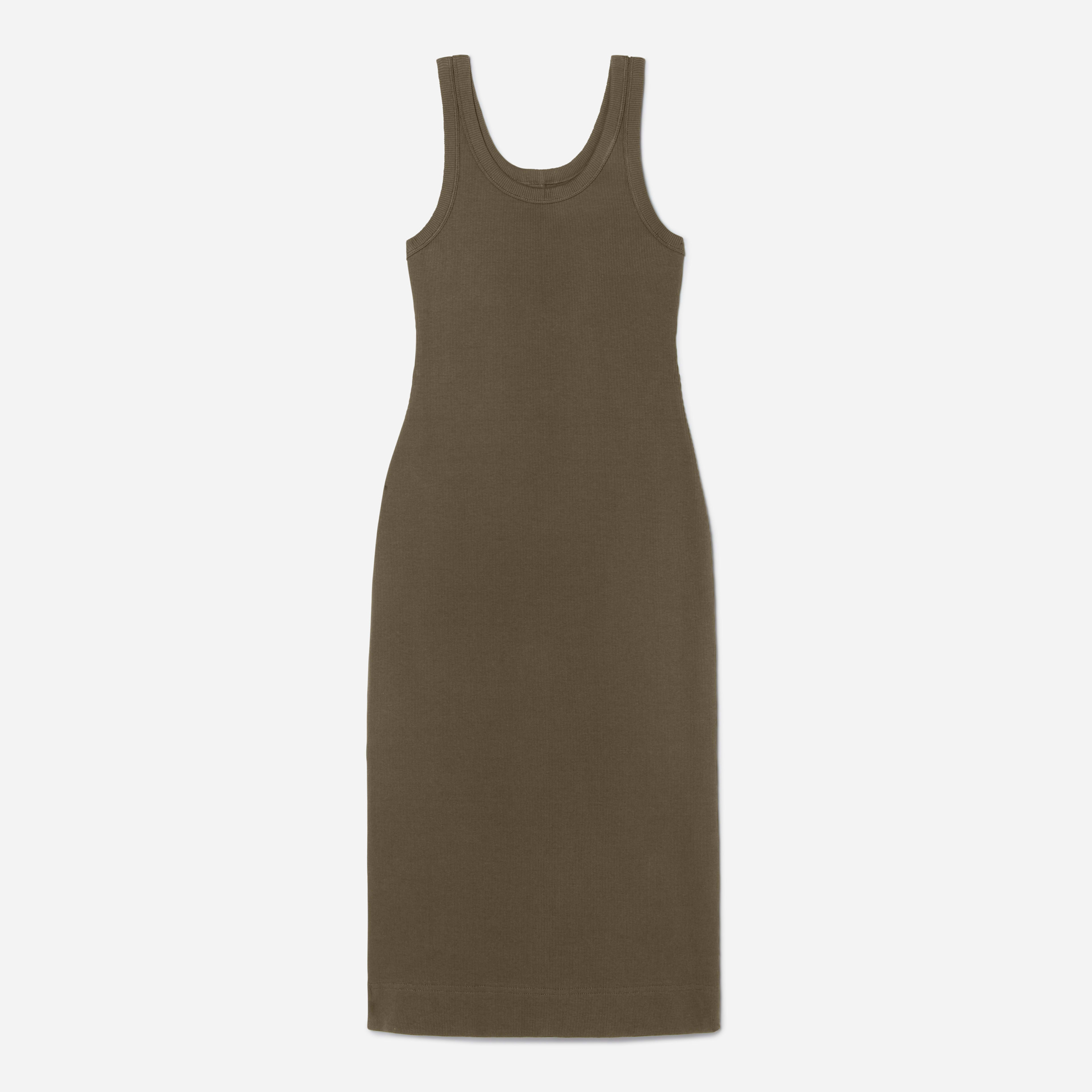 The Ribbed Tank Dress Beech – Everlane