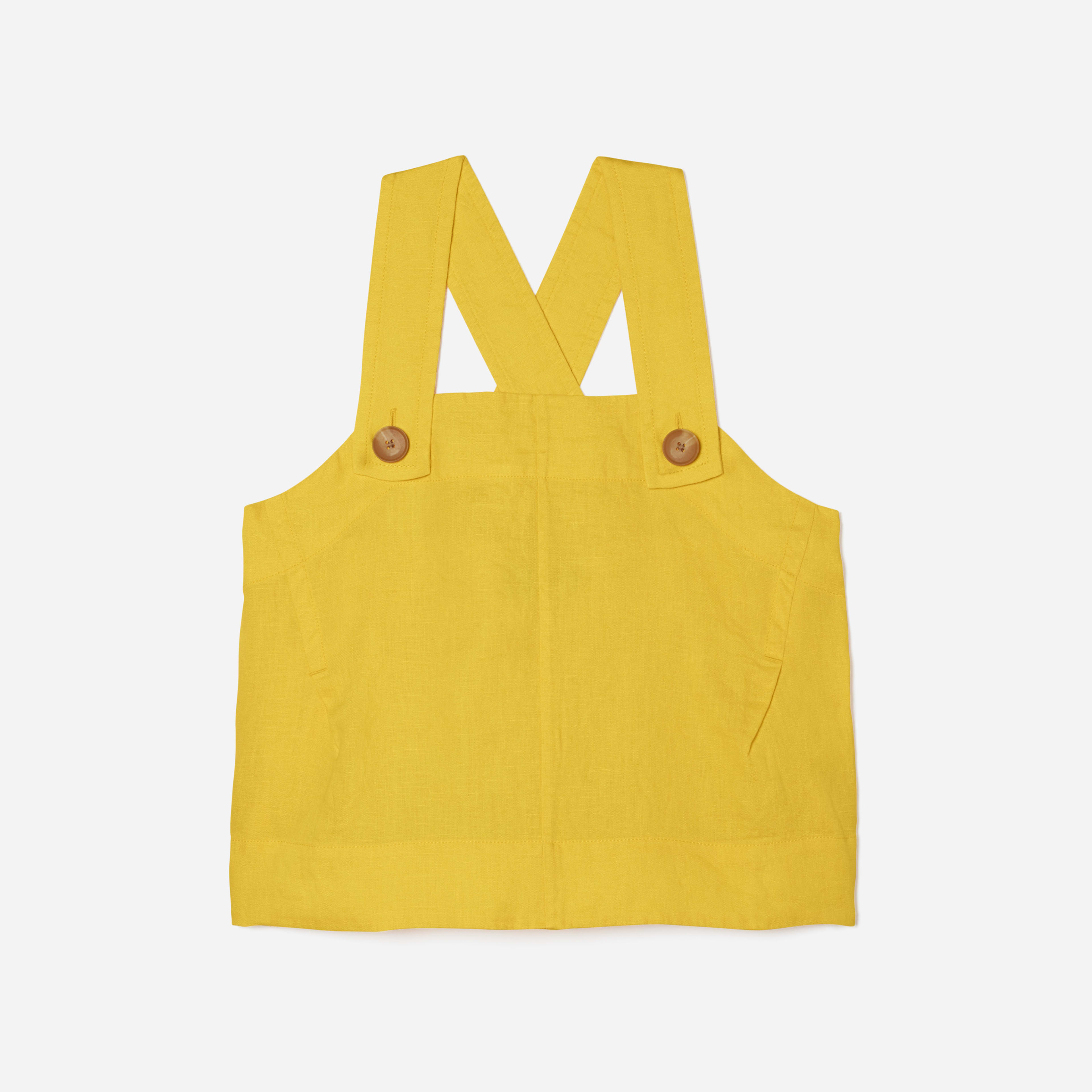 The Apron Linen Tank Super Lemon – Everlane