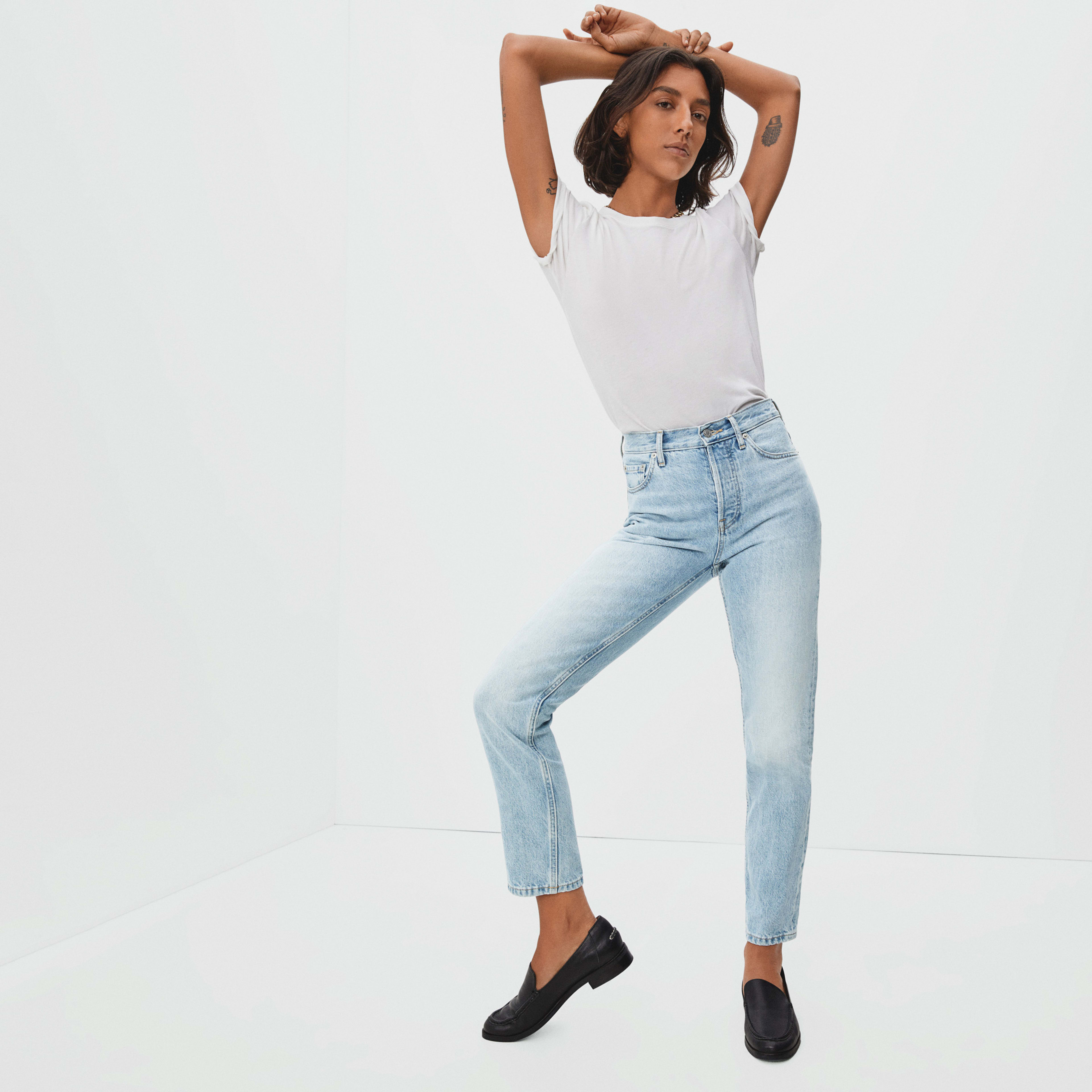 The ’90s Cheeky Jean Vintage Sunbleached Blue – Everlane