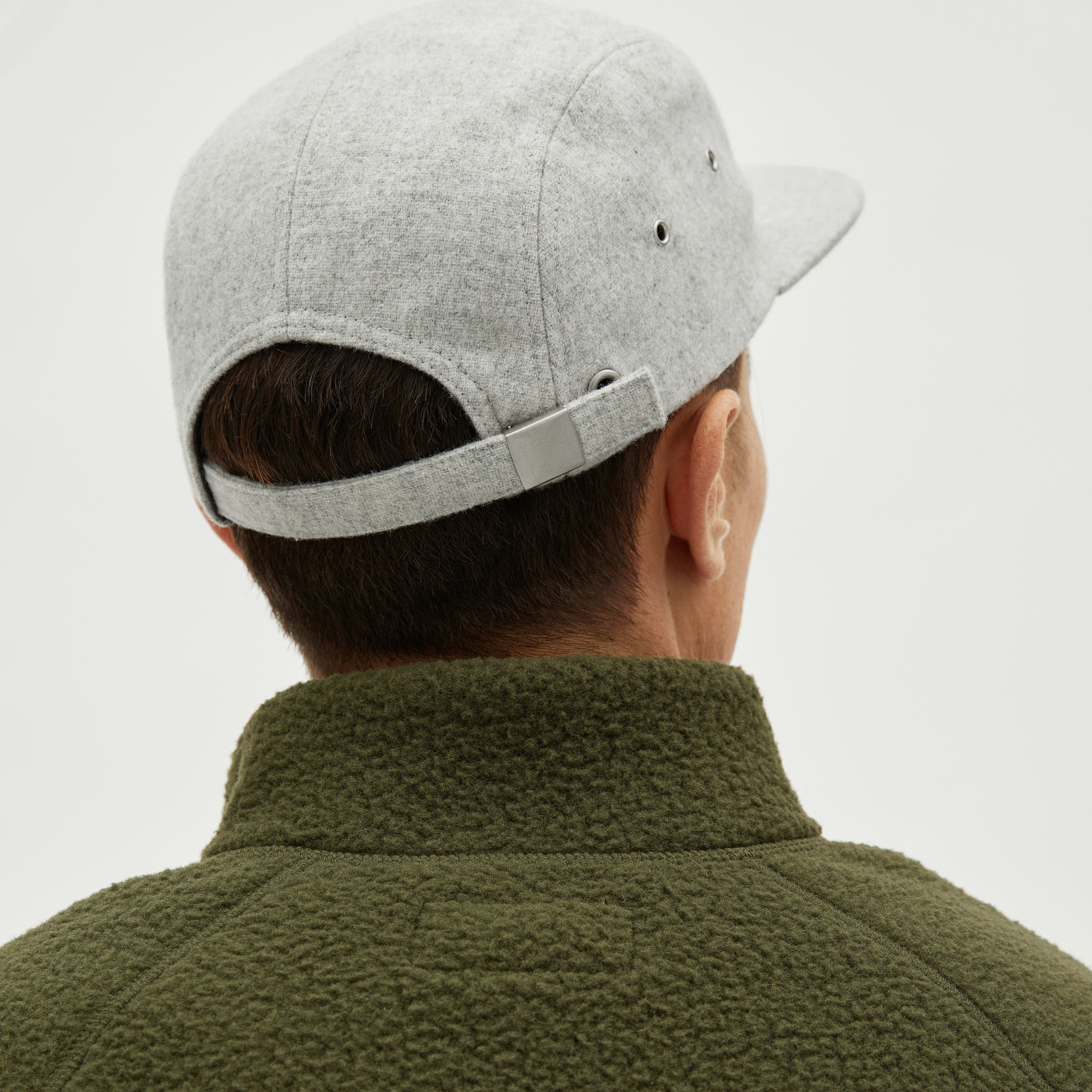 The Wool Five-Panel Cap Grey – Everlane