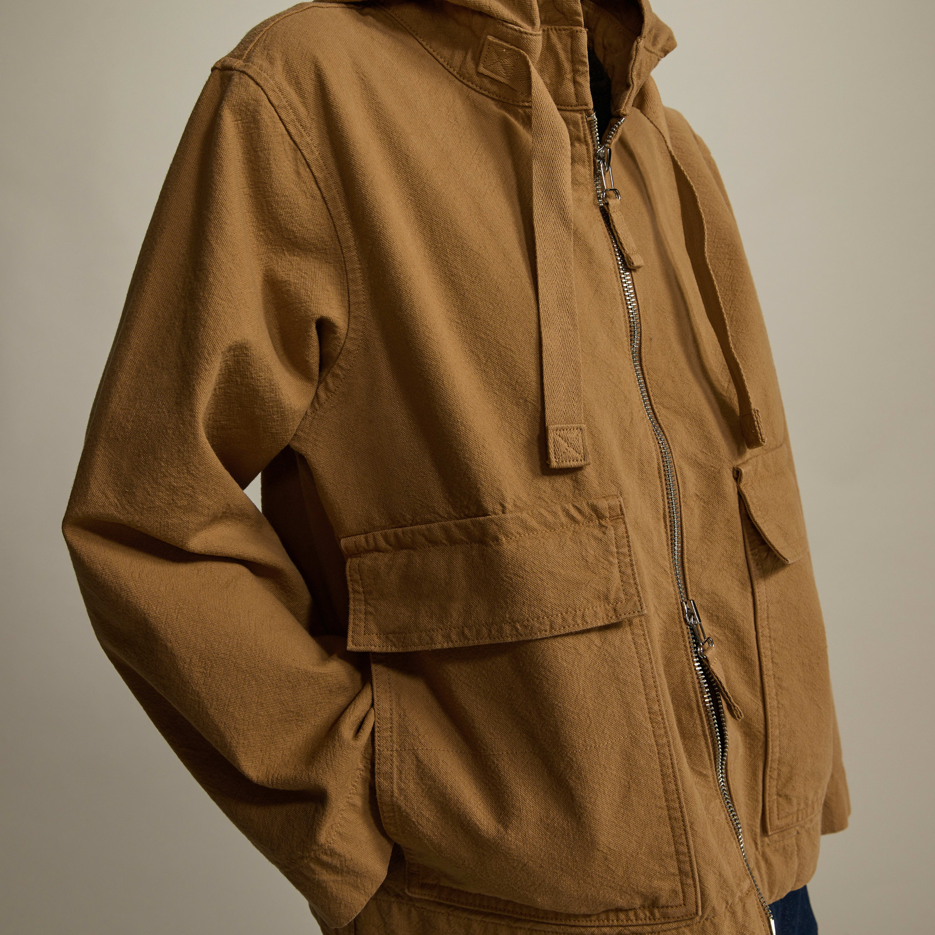 The Canvas Organic Cotton Anorak Cappuccino – Everlane