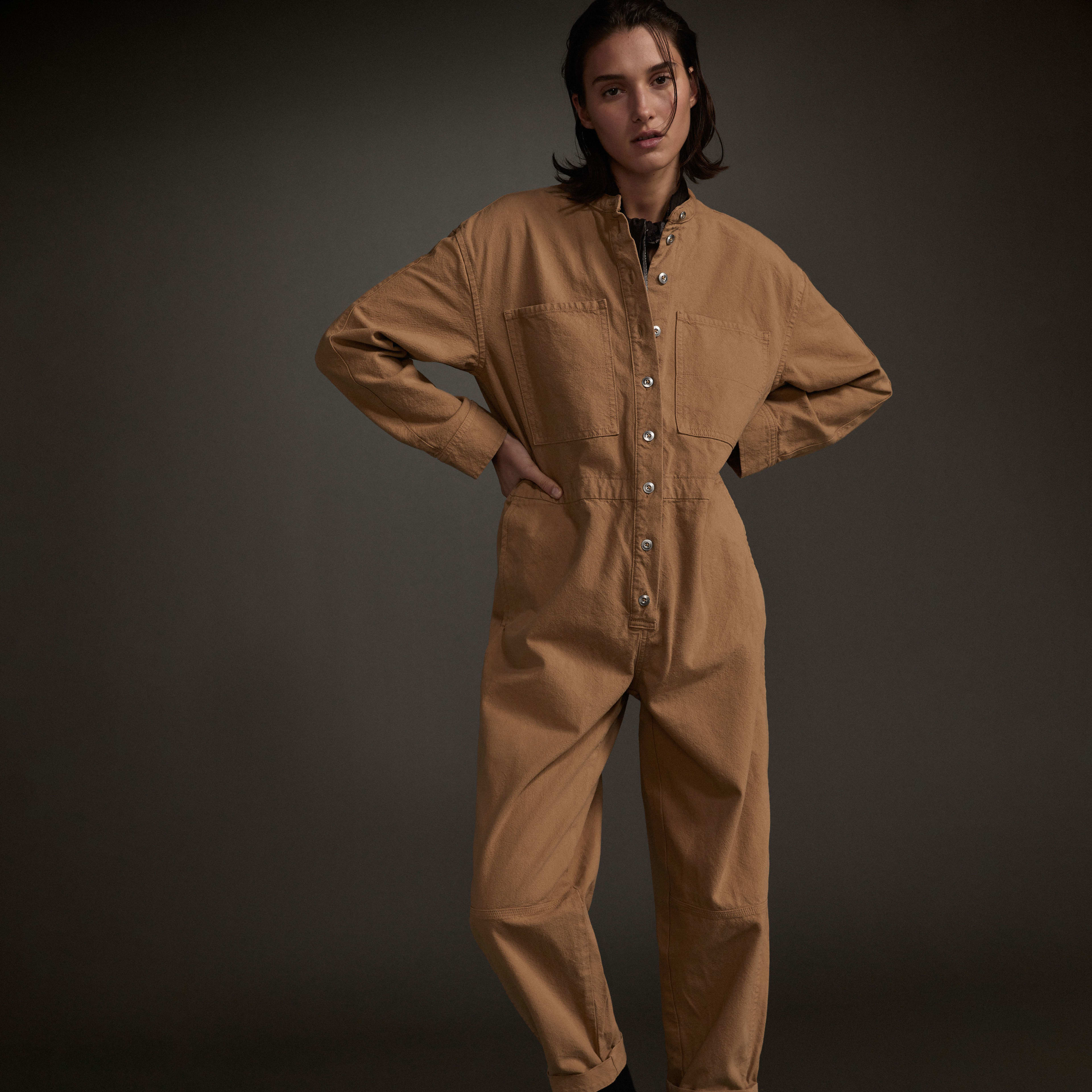 The Canvas Organic Cotton Coverall Cappuccino – Everlane