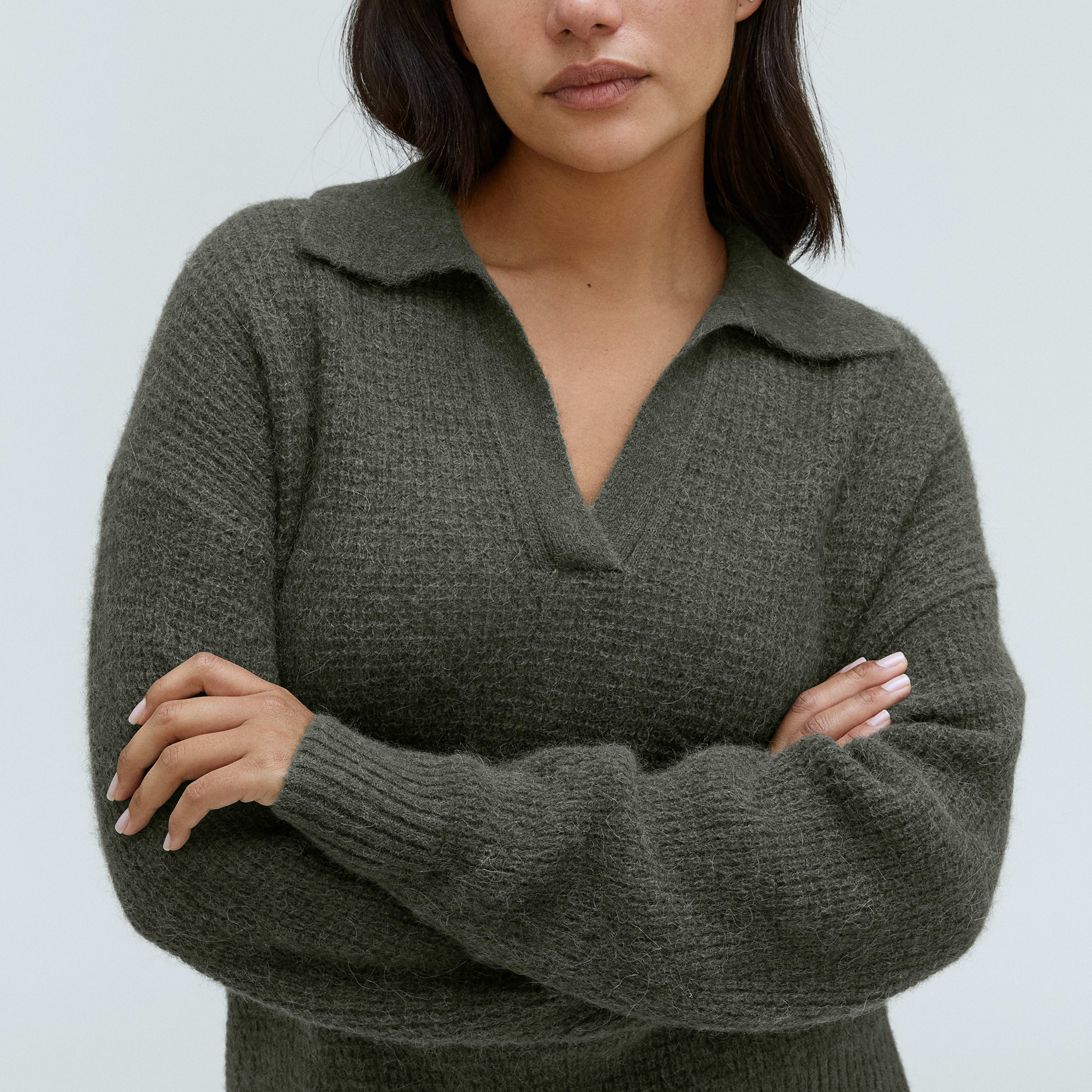 The Alpaca Waffle-Stitch Polo Kambaba – Everlane