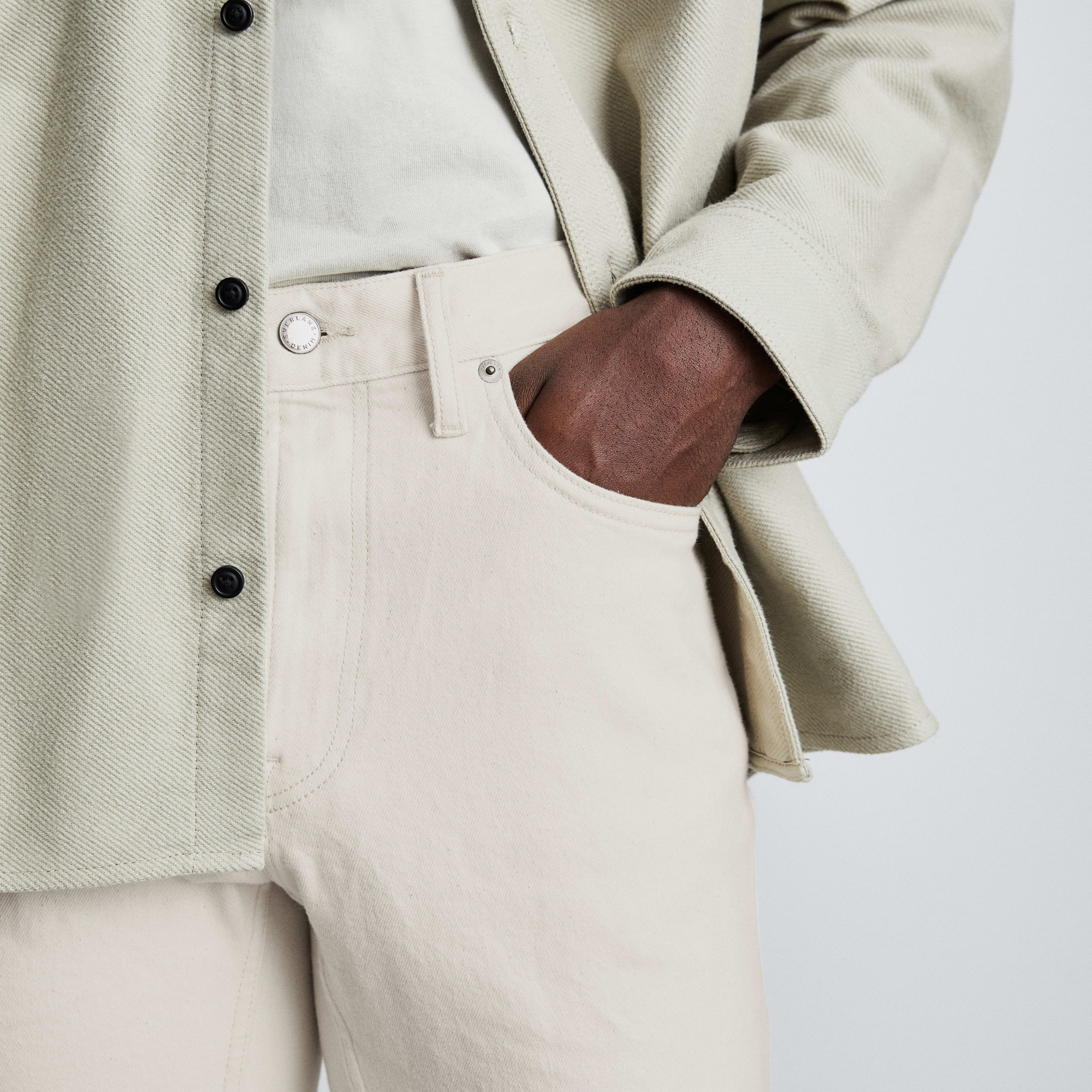 The Organic Cotton Slim Fit Jean Ecru – Everlane