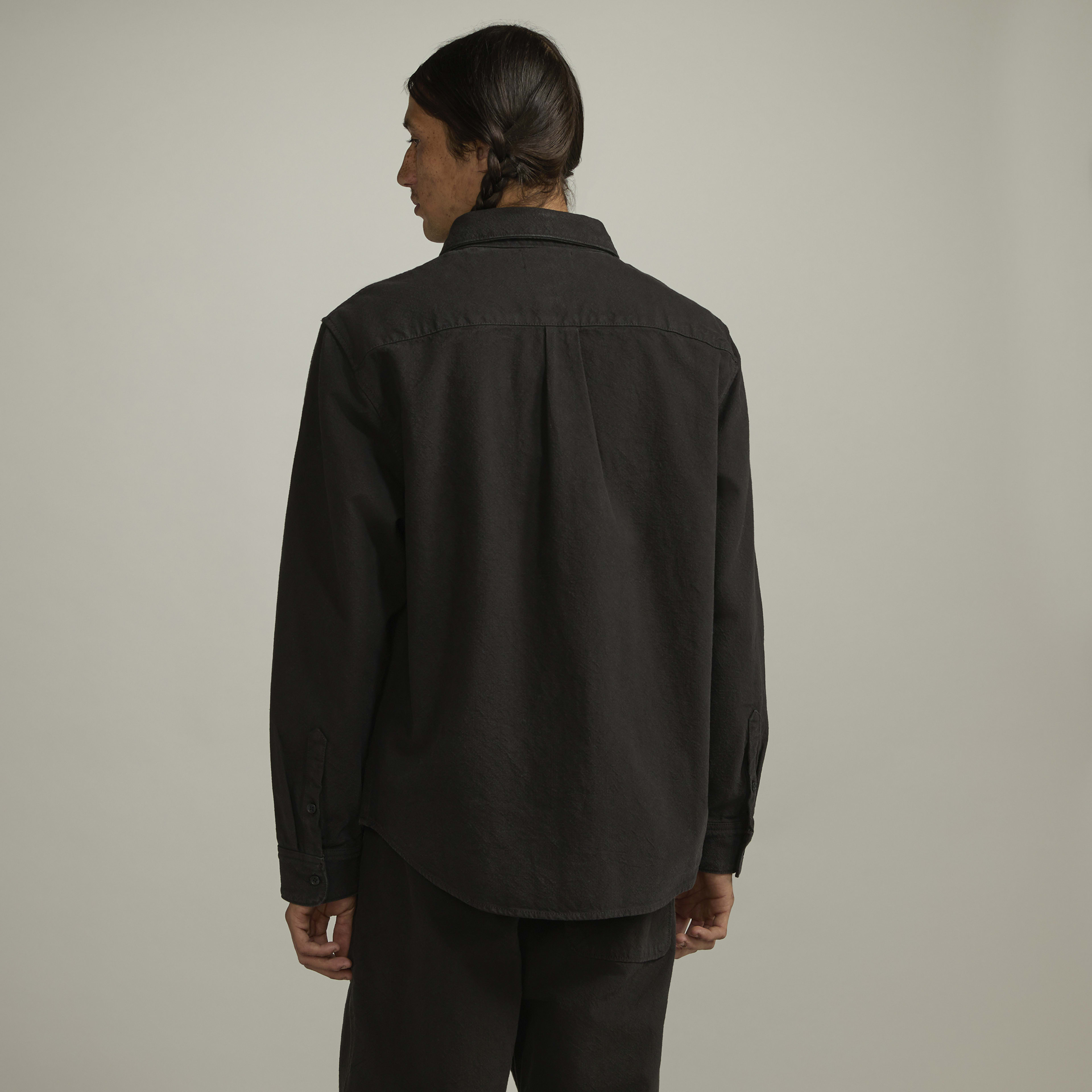 The Canvas Organic Cotton Overshirt Black – Everlane