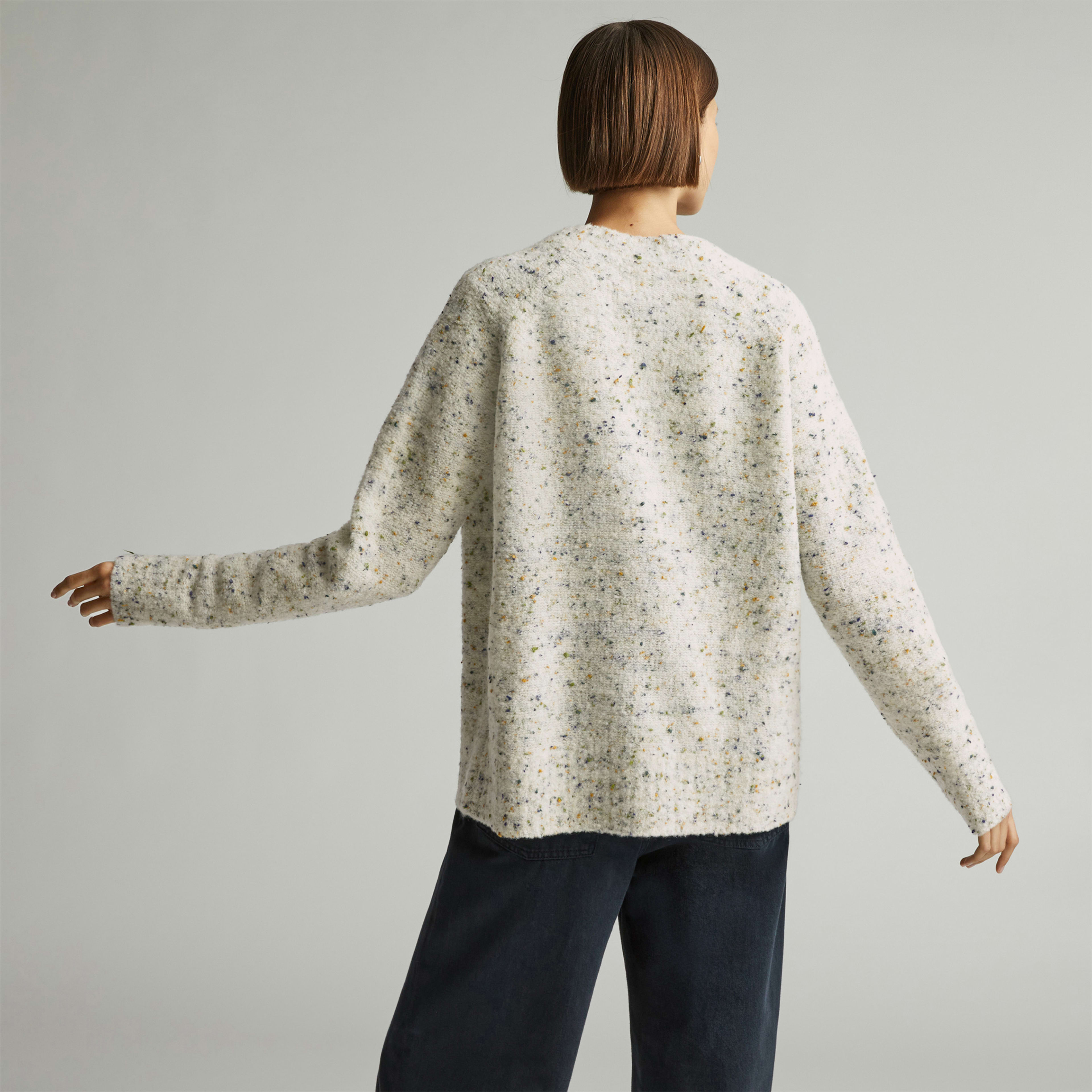 The Confetti Cardigan Seafoam Green Multi – Everlane