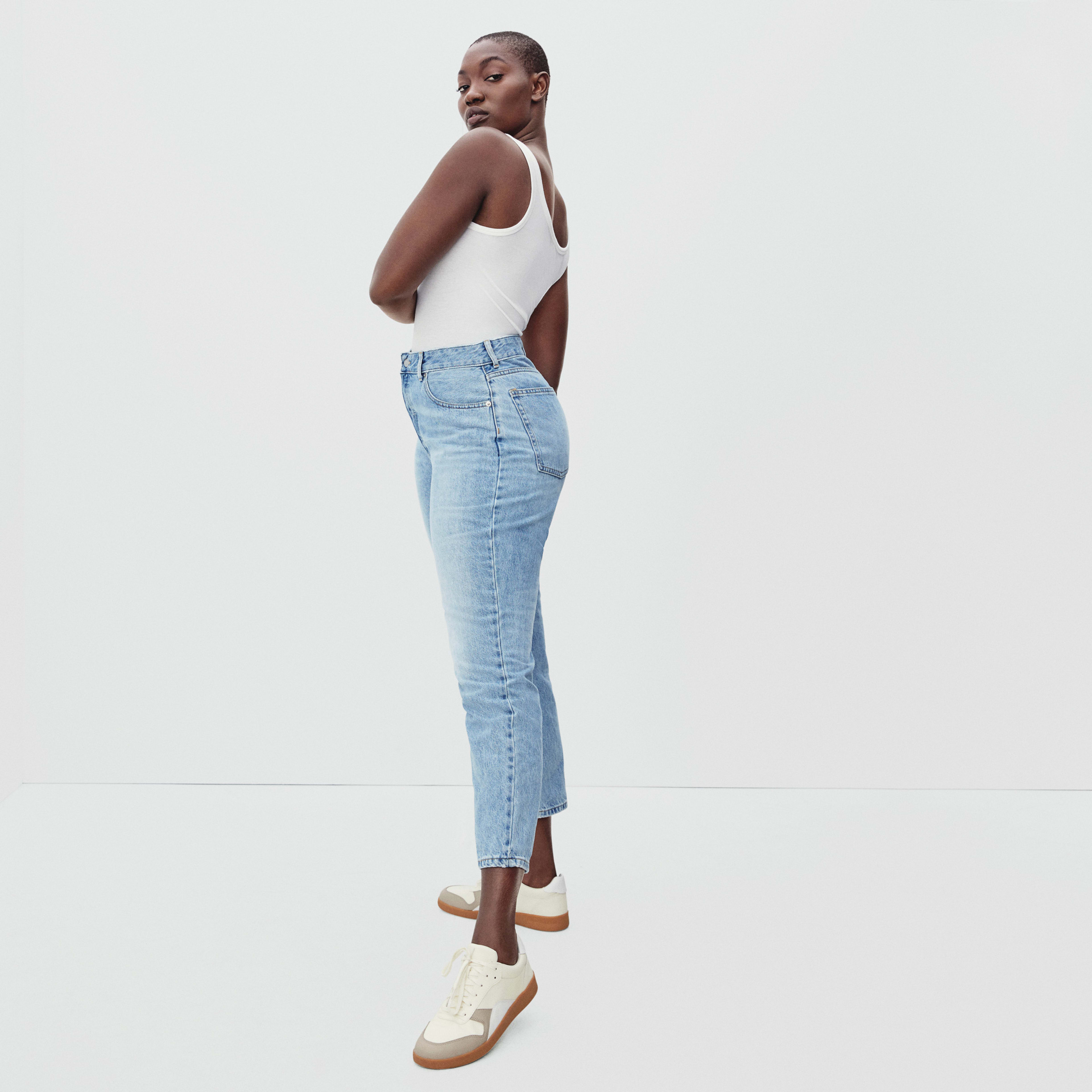 The Curvy ’90s Cheeky Jean Vintage Sunbleached Blue – Everlane