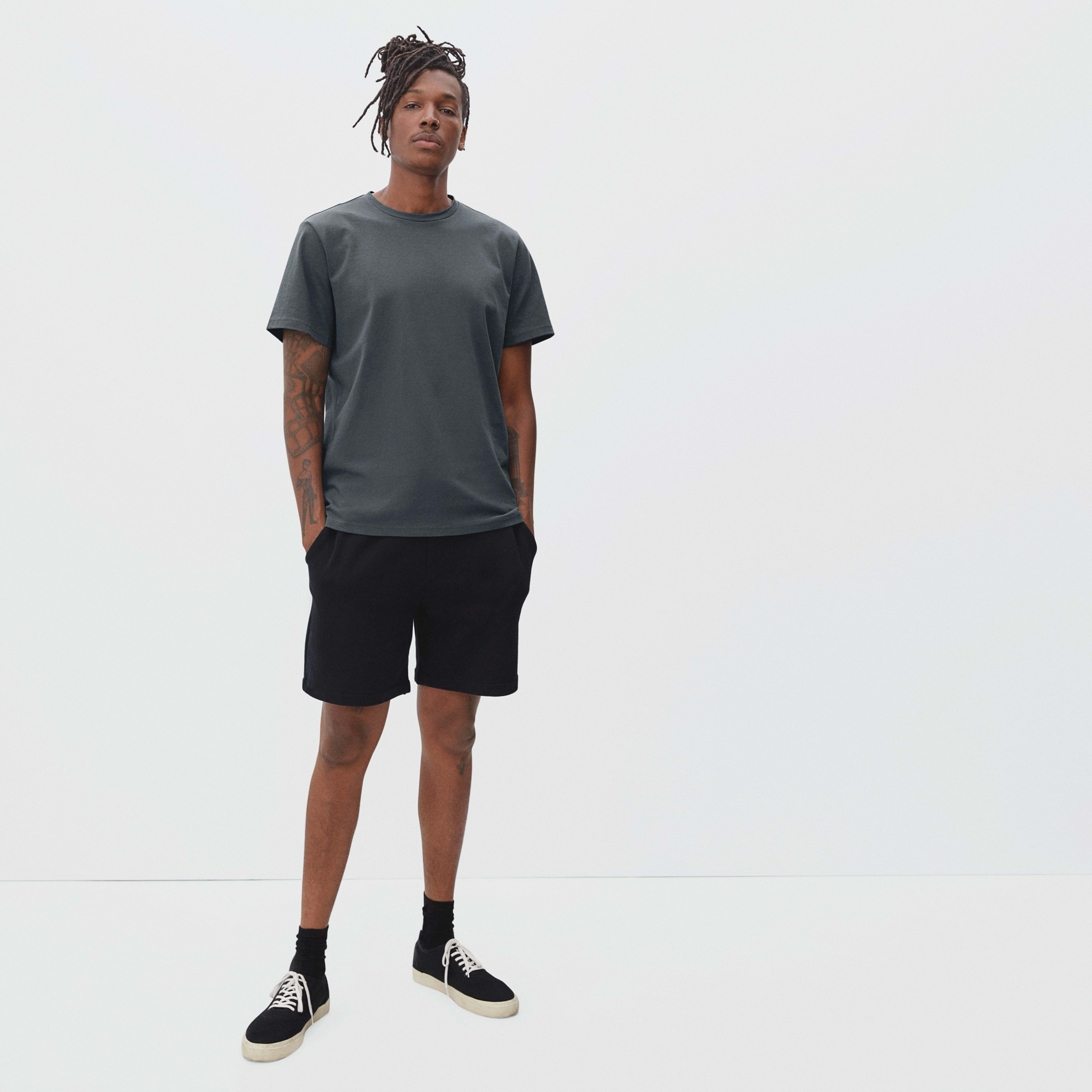 The Premium-Weight Crew | Uniform Slate – Everlane