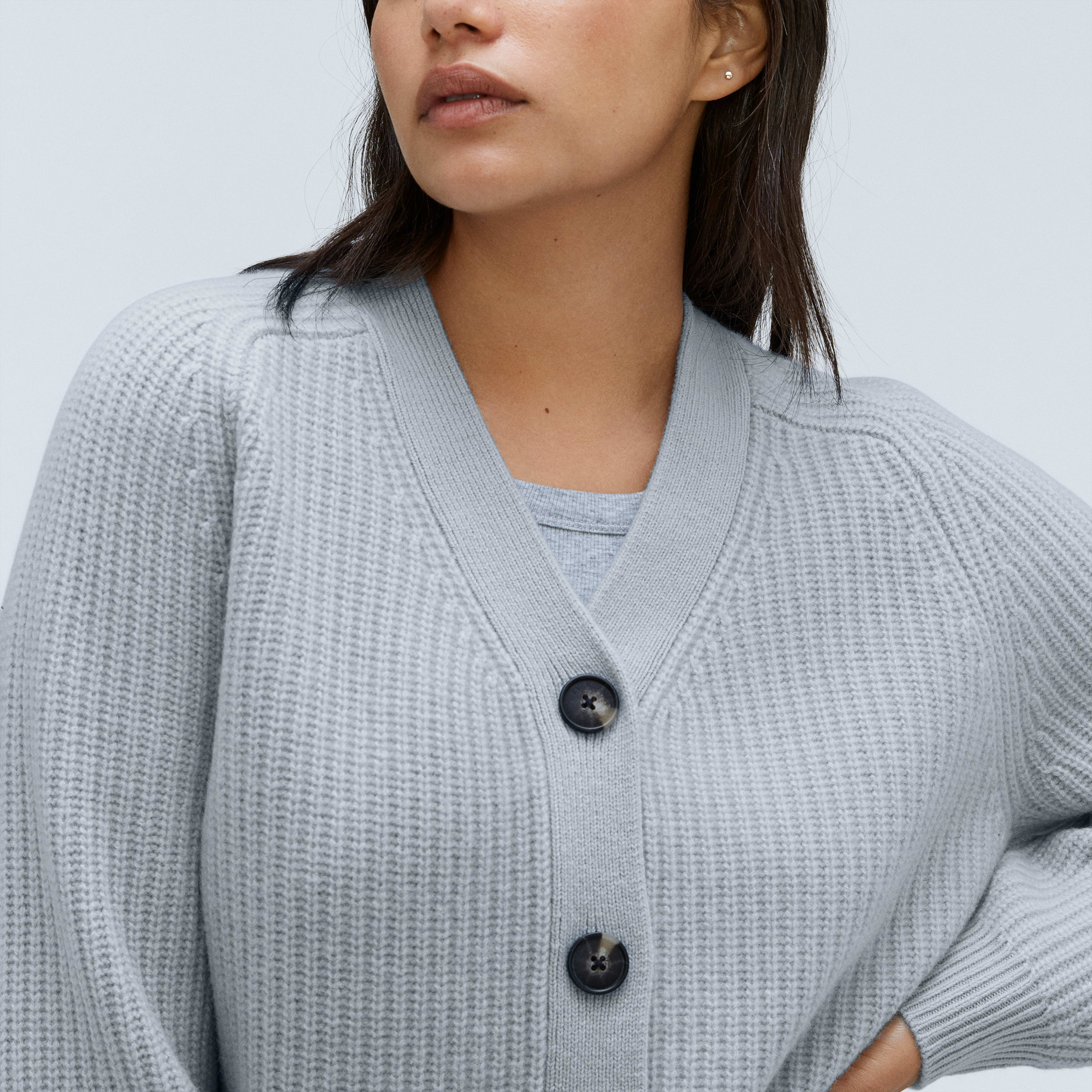 The Felted Merino Cardigan Sky – Everlane