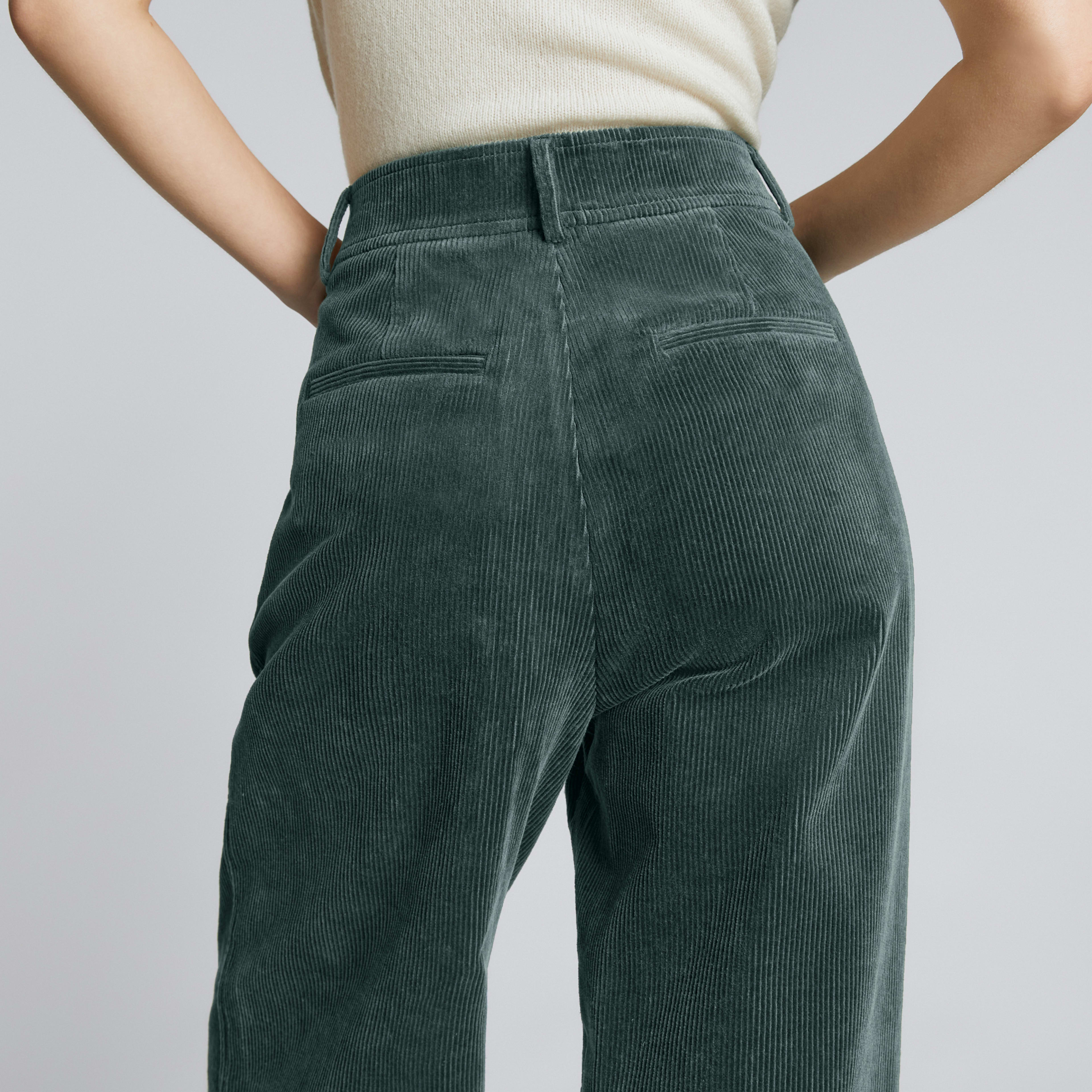 The Corduroy Way-High® Drape Pant Evergreen – Everlane