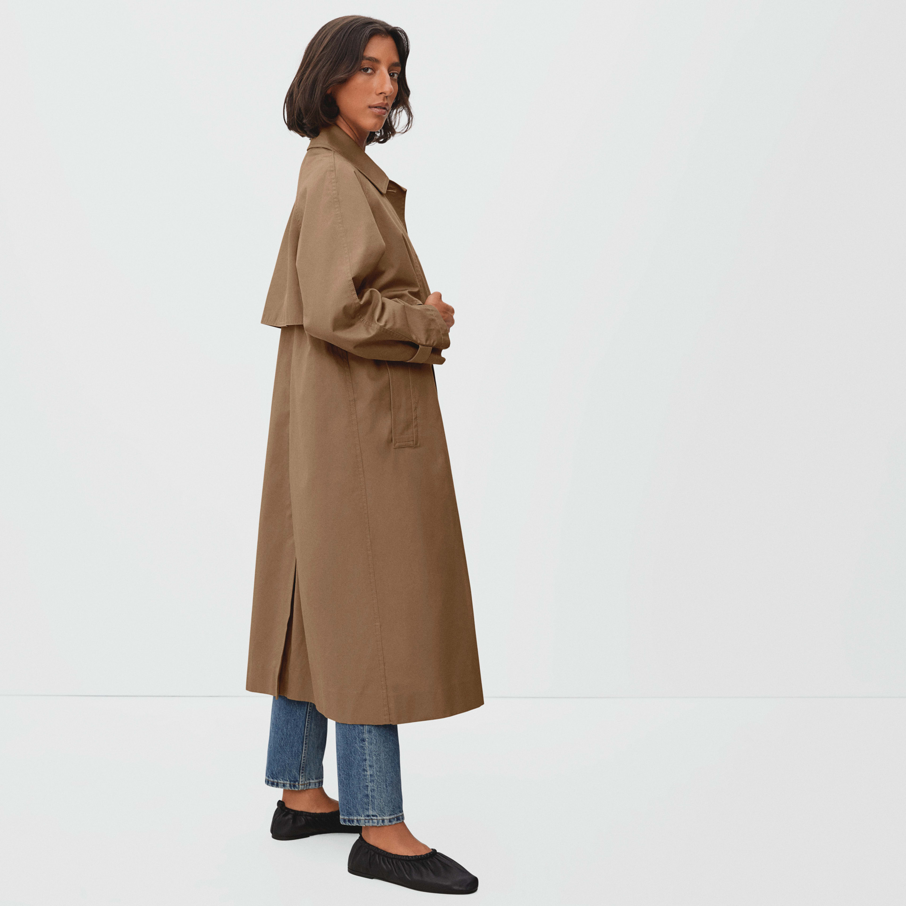 The Long Mac Coat Toasted Coconut – Everlane