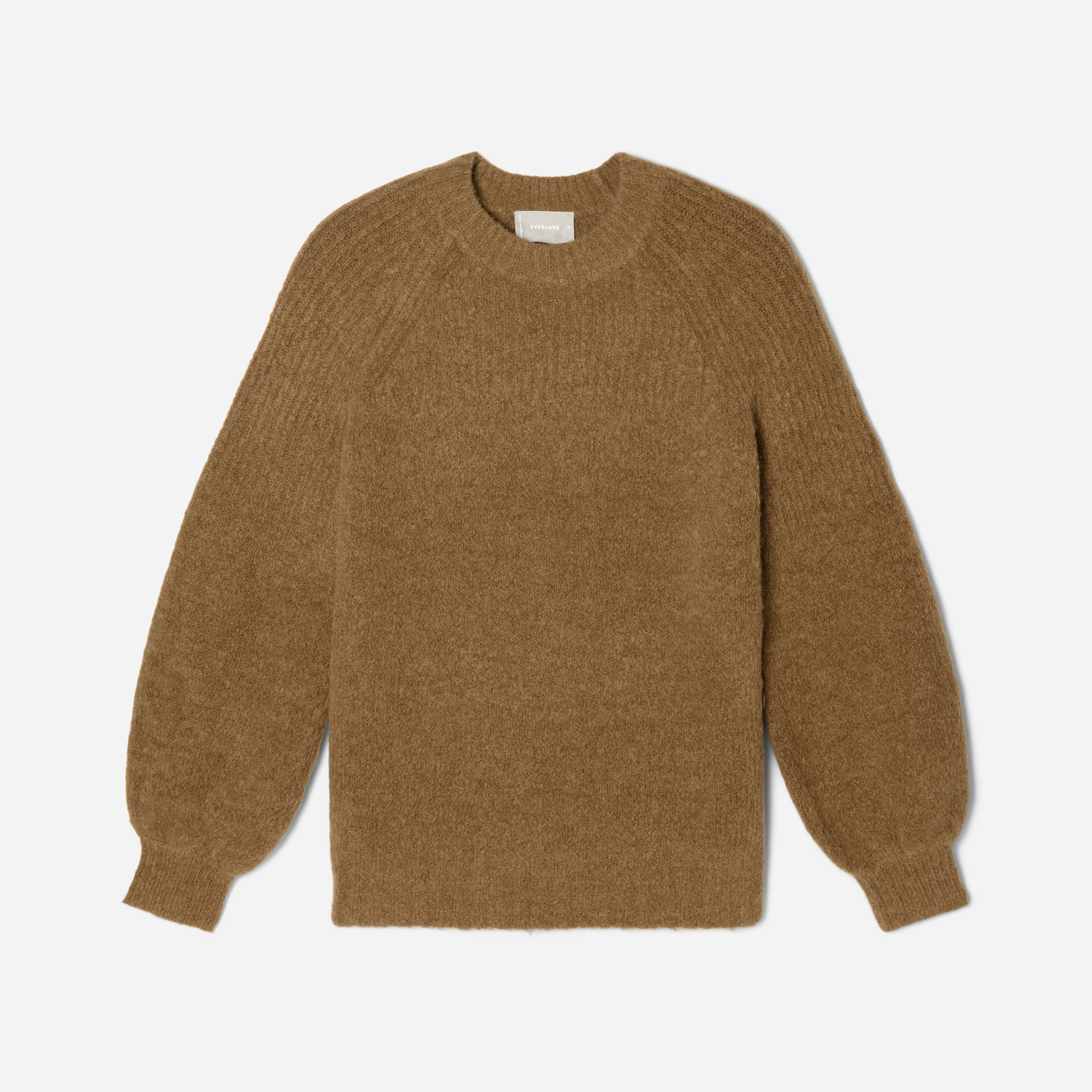 The SuperFuzz Alpaca Oversized Crew Dijon – Everlane