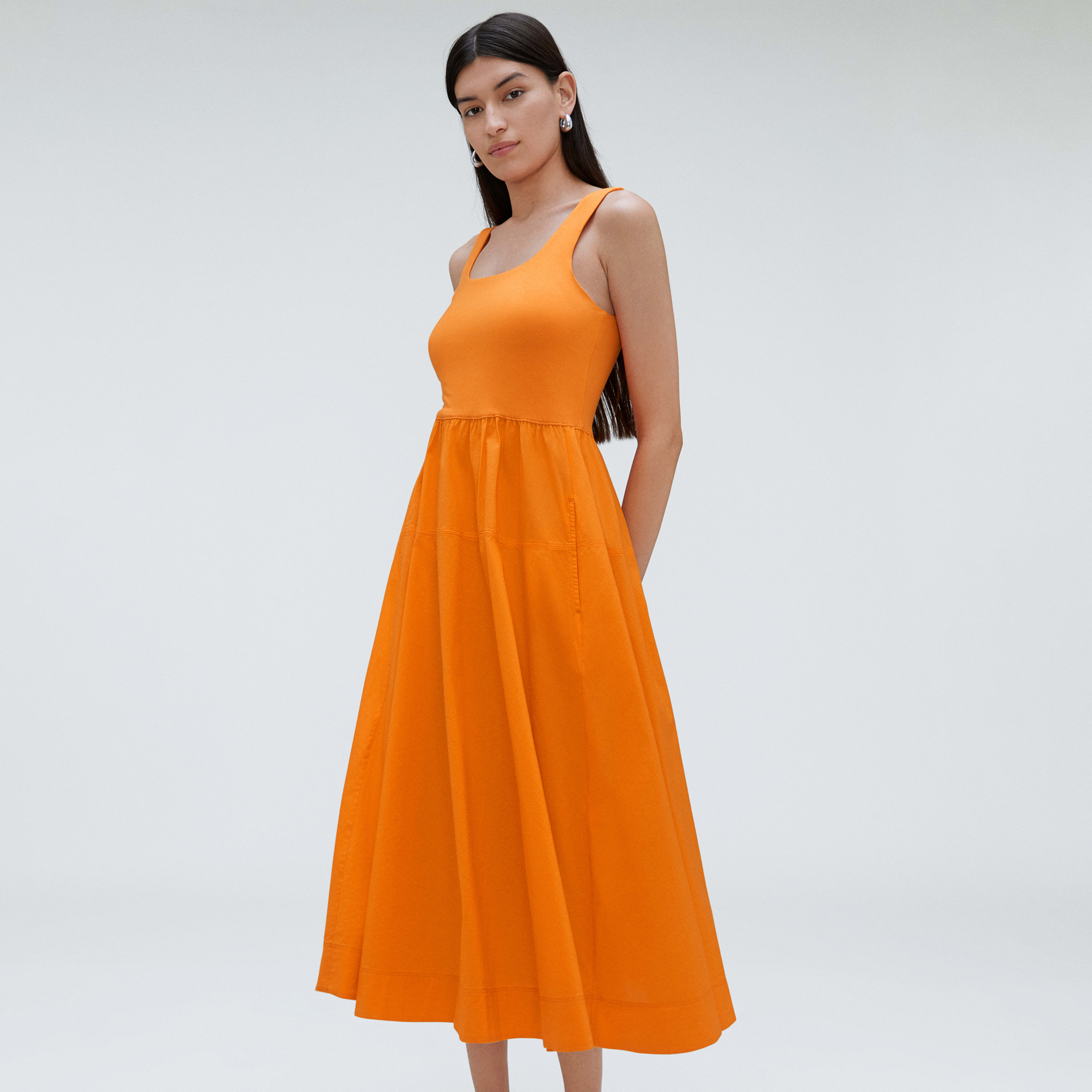 The Riviera Dress Turmeric – Everlane