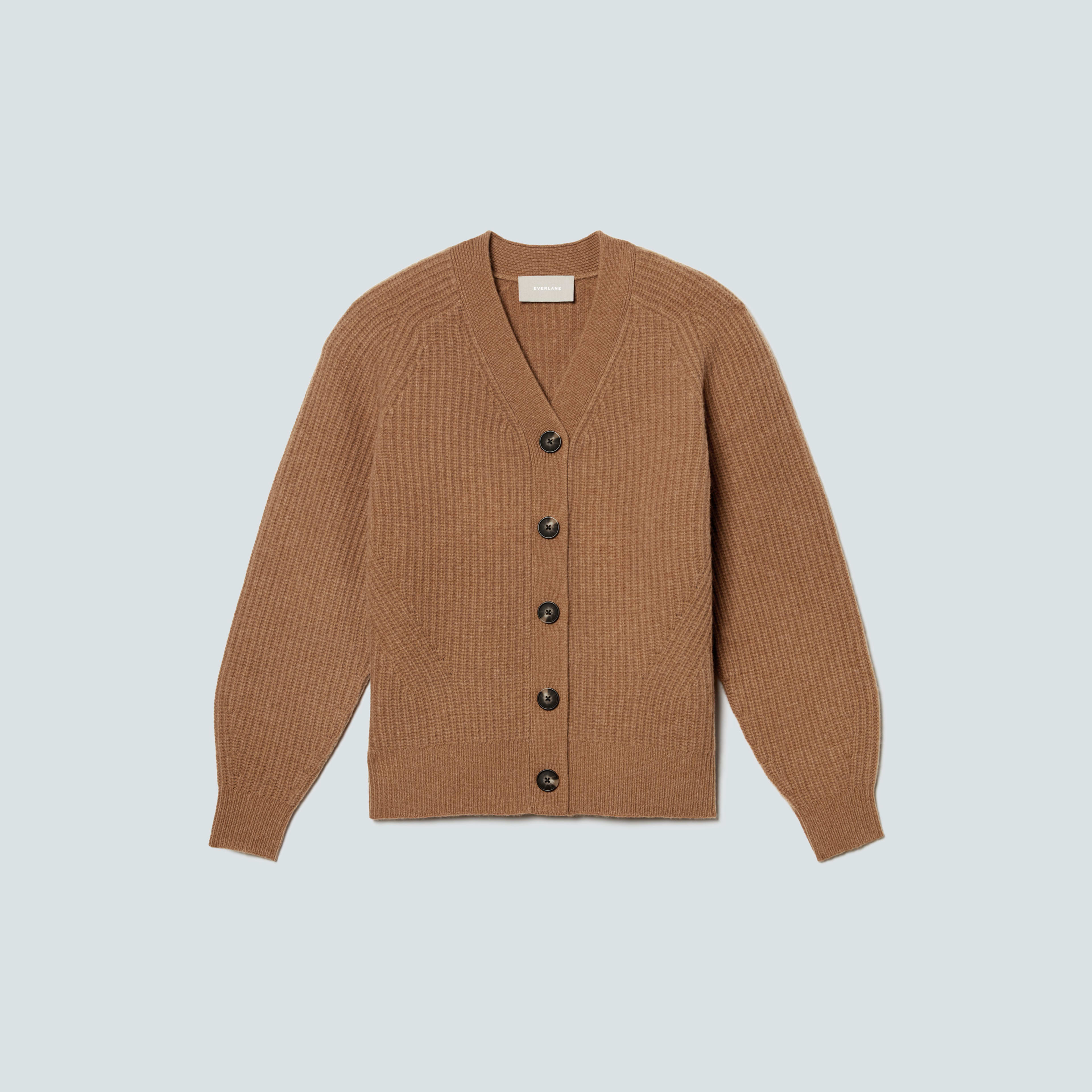 The Felted Merino Cardigan Deep Camel – Everlane