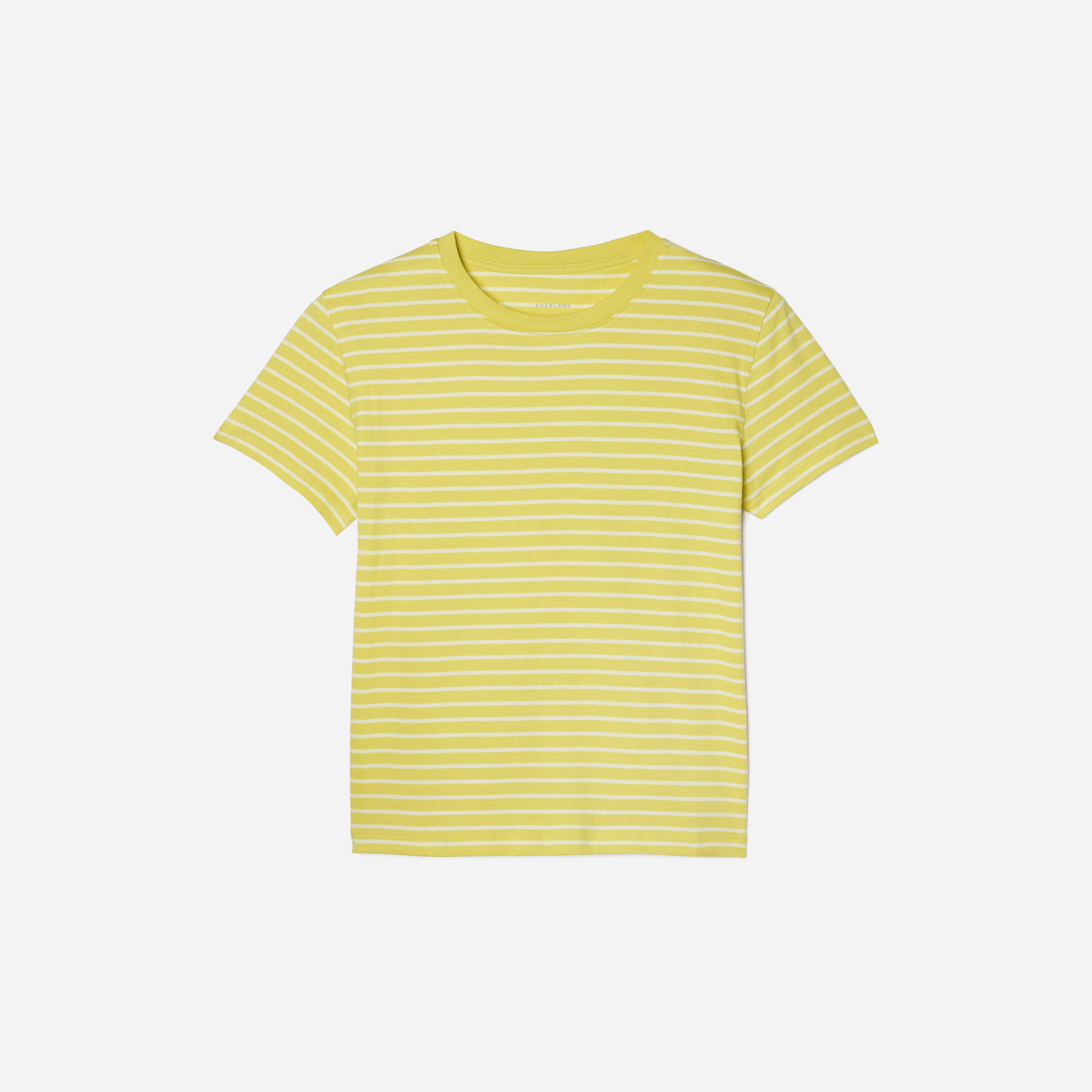 The Organic Cotton Box-Cut Tee Acacia / Tan – Everlane