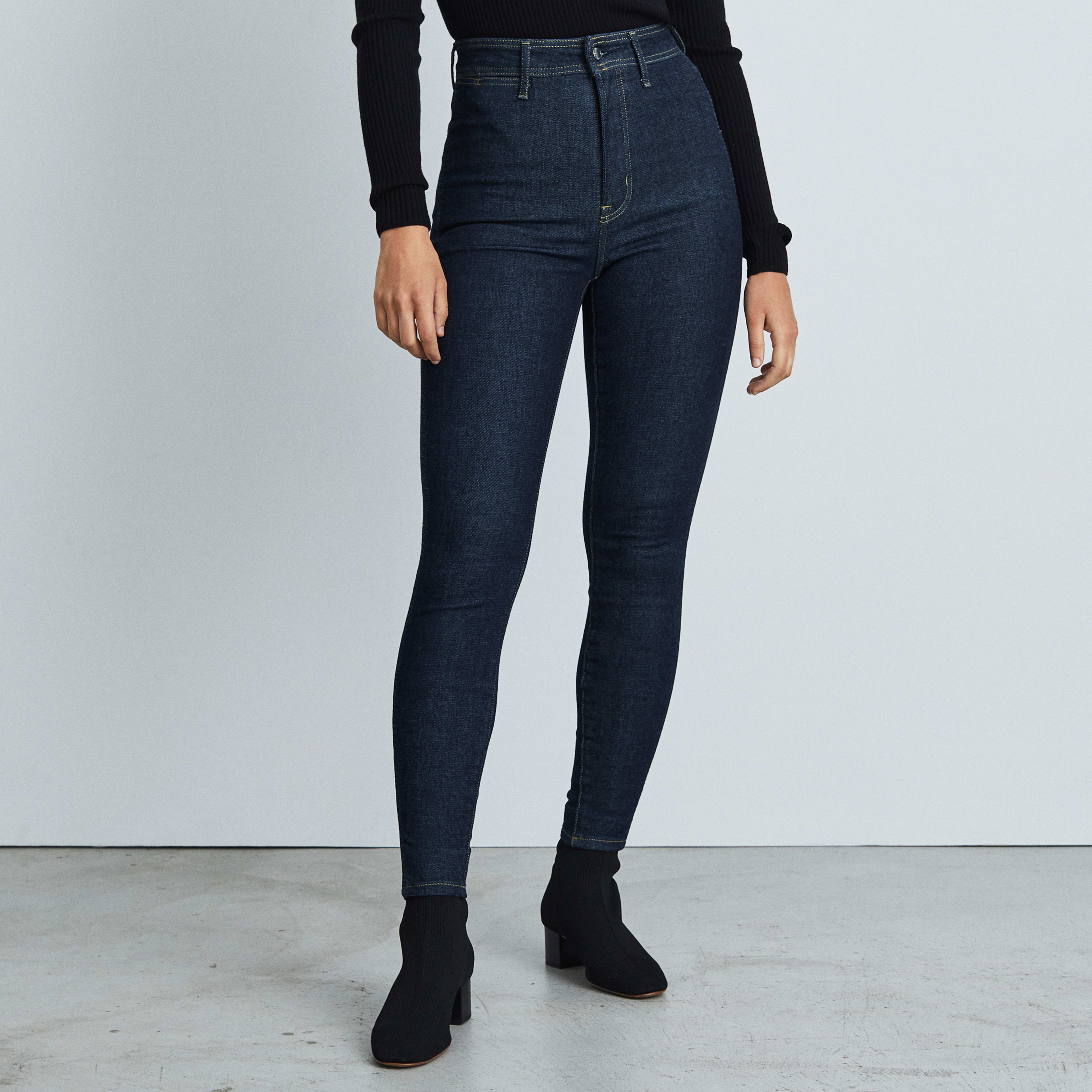 The Way-High® Clean Front Skinny Jean Dark Indigo – Everlane