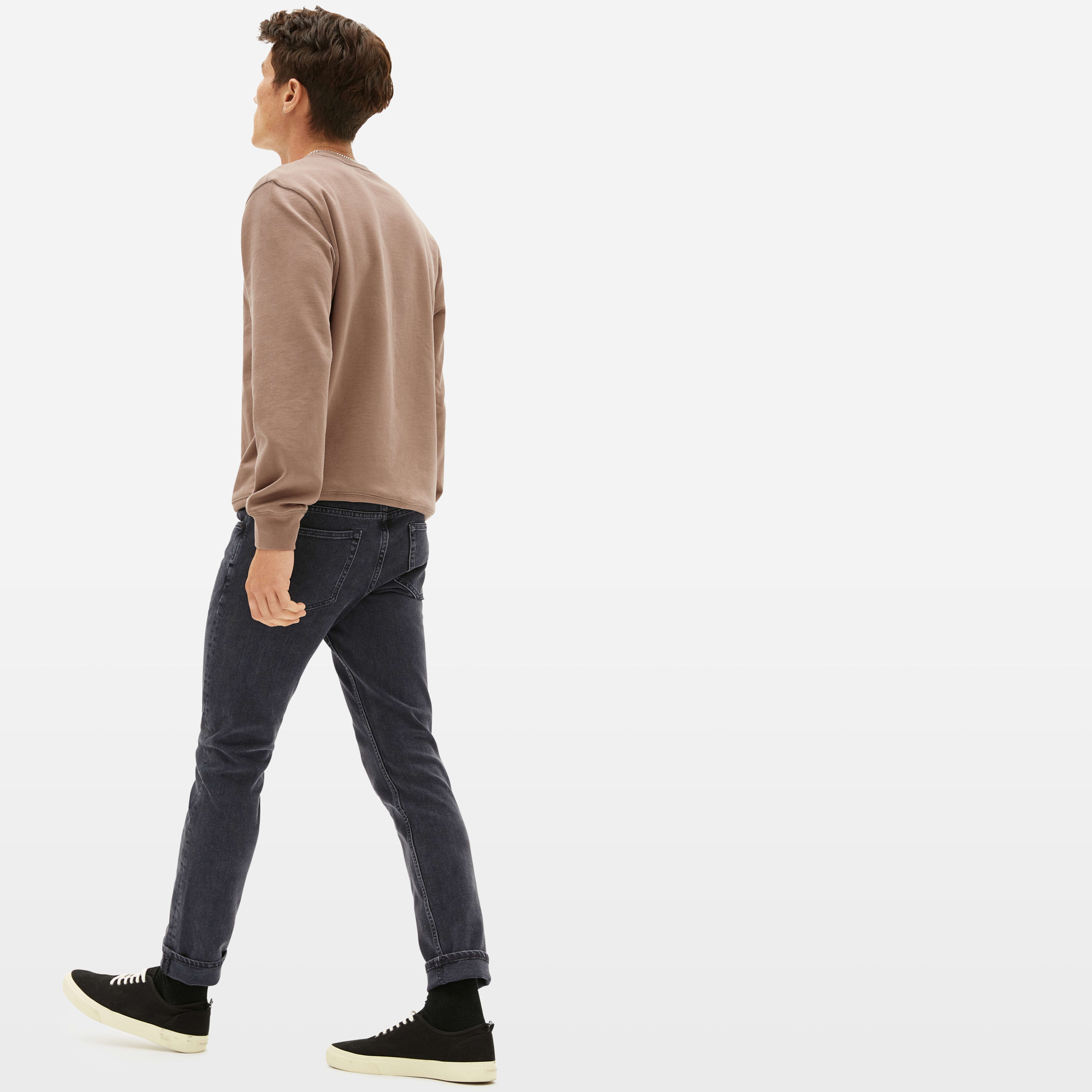 The Slim 4-Way Stretch Organic Jean | Uniform Washed Black – Everlane