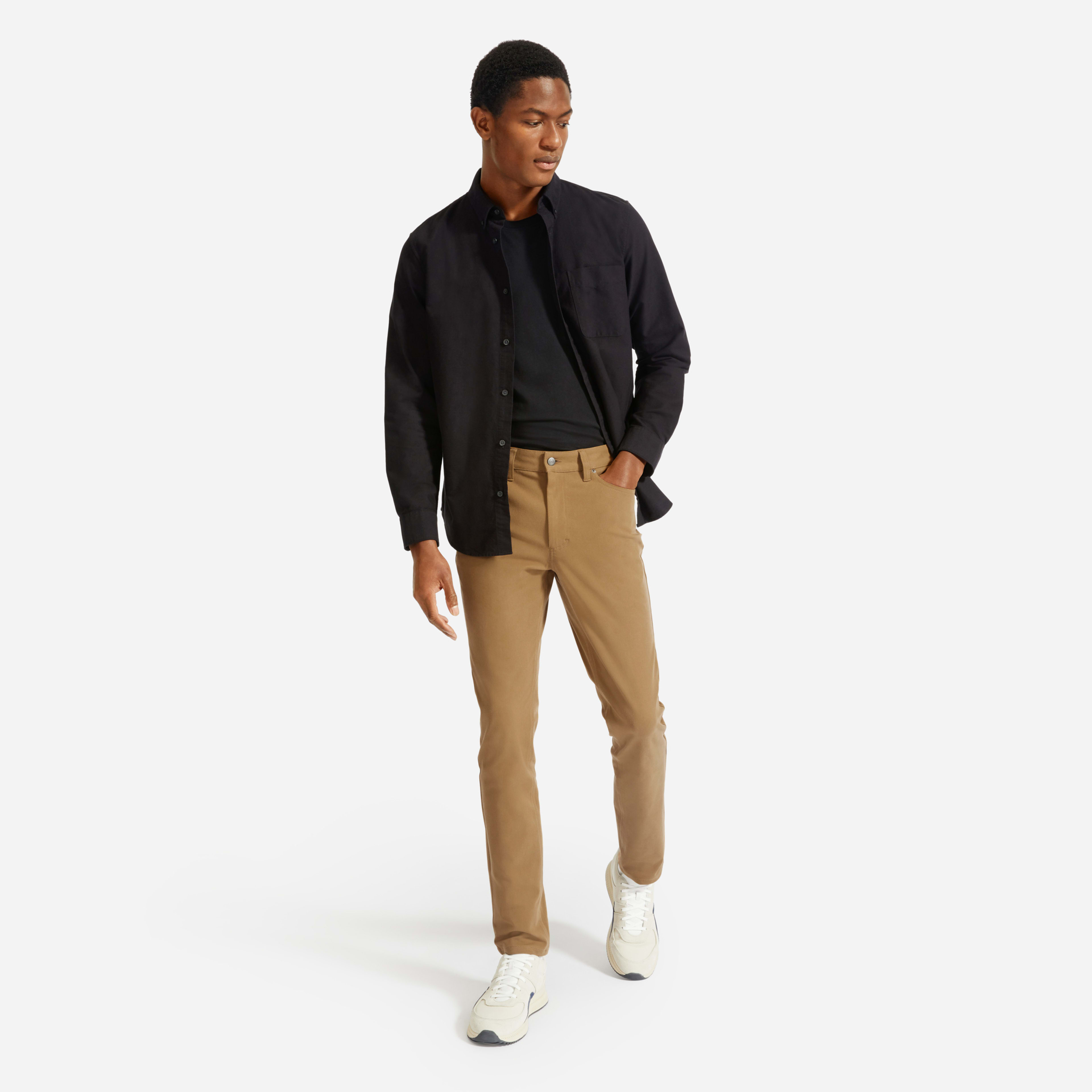 The Performance 5-Pocket Pant | Uniform Ochre – Everlane