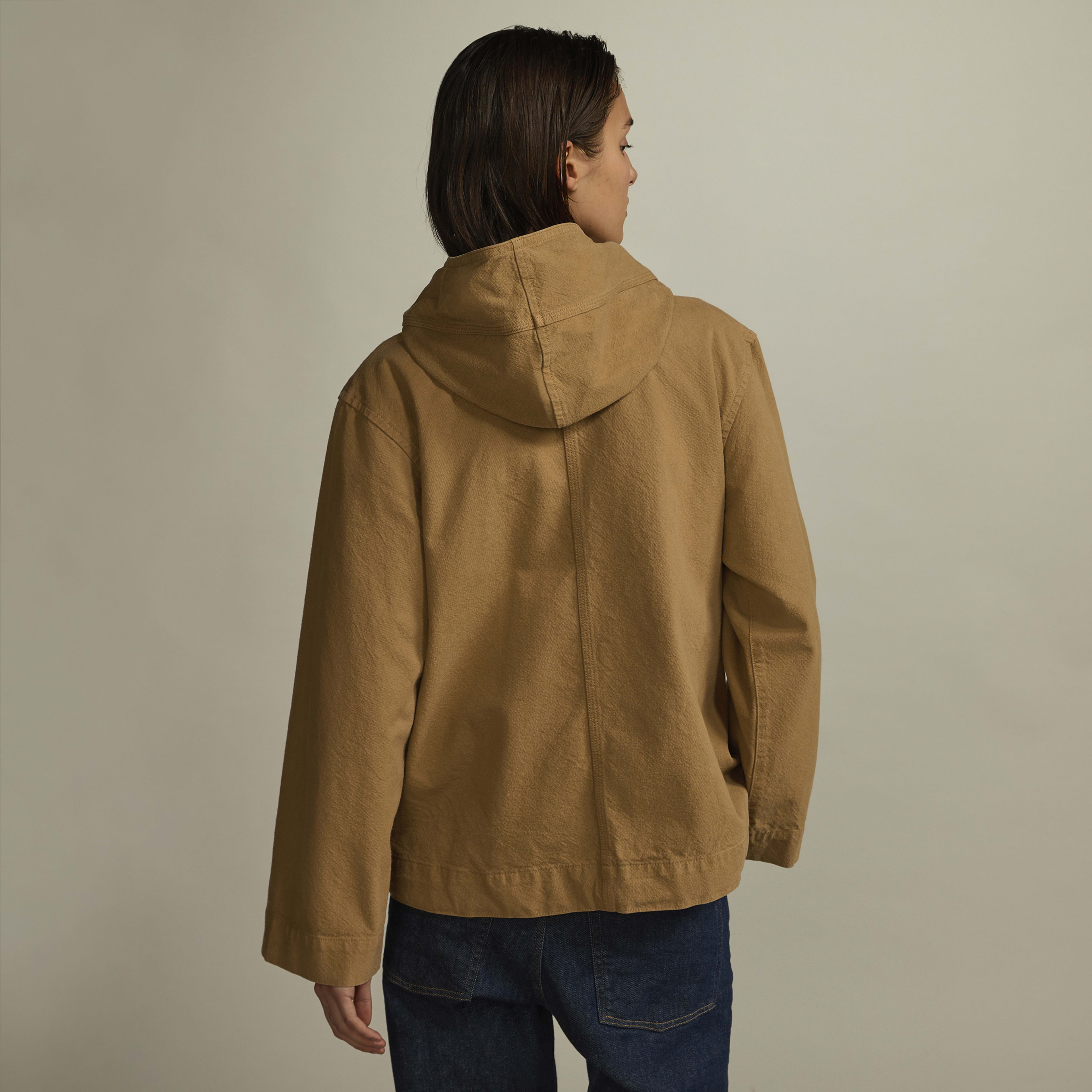 The Canvas Organic Cotton Anorak Cappuccino – Everlane