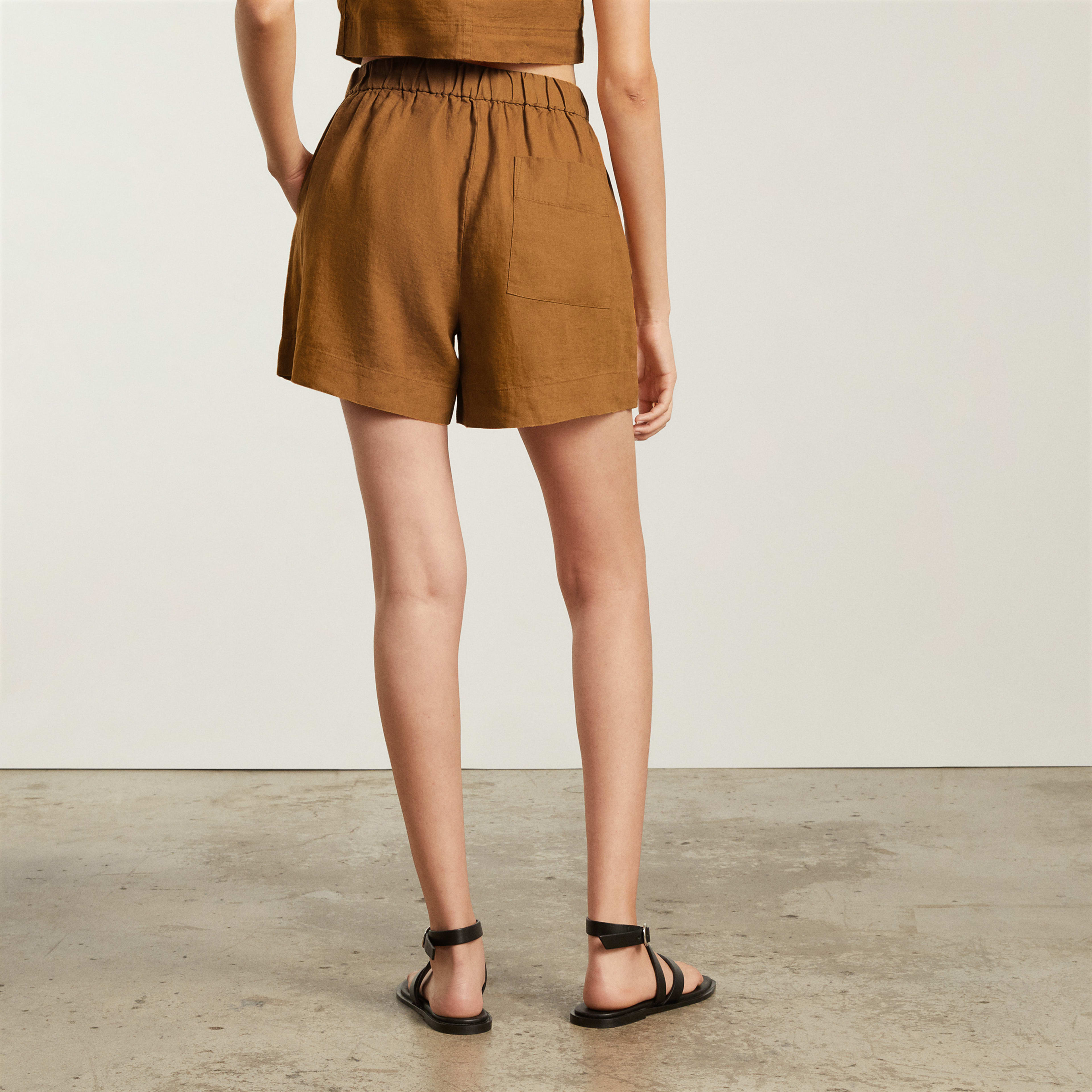 The Linen Boxer Short Tawny Brown – Everlane