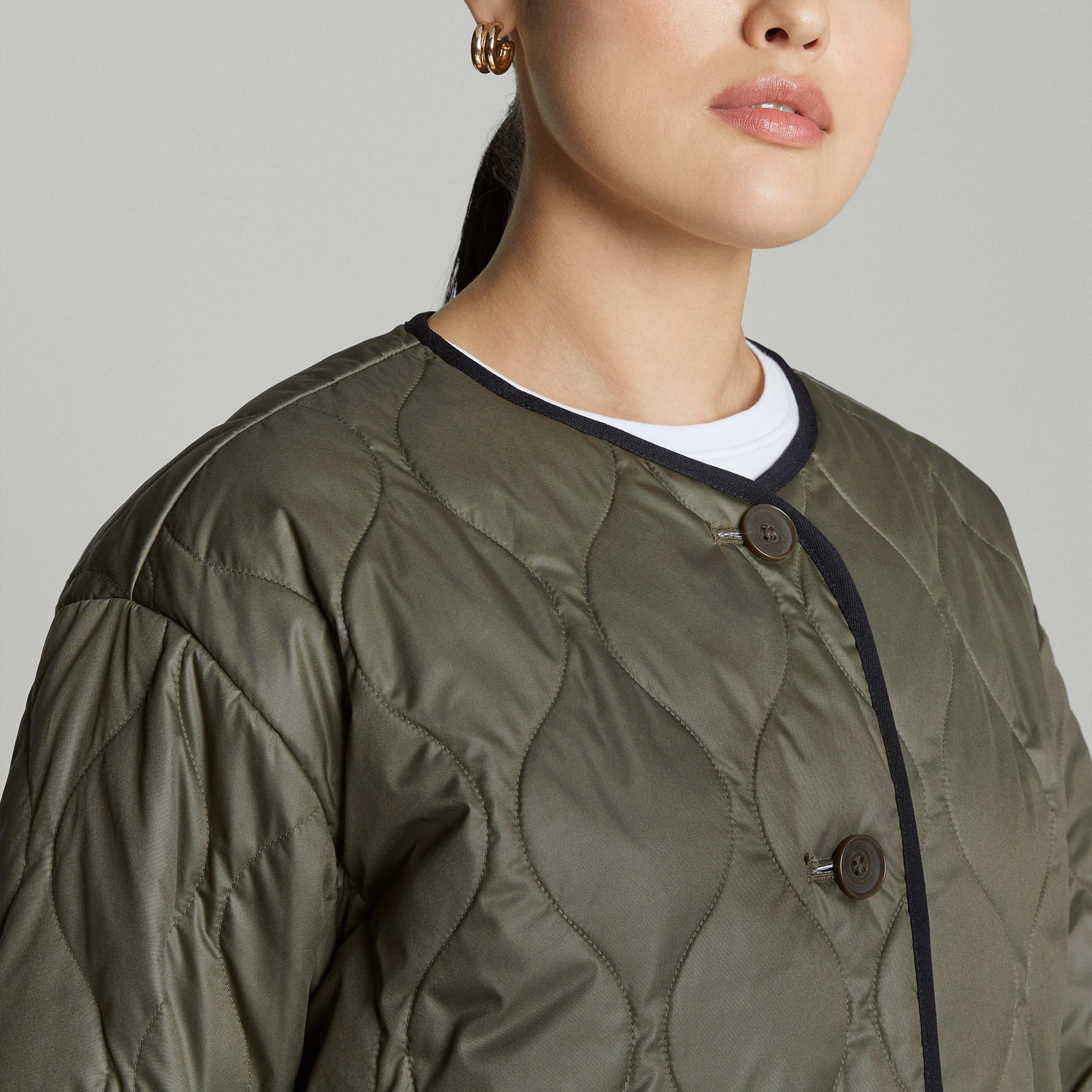 The ReNew Quilted Mid-Length Liner Kalamata – Everlane