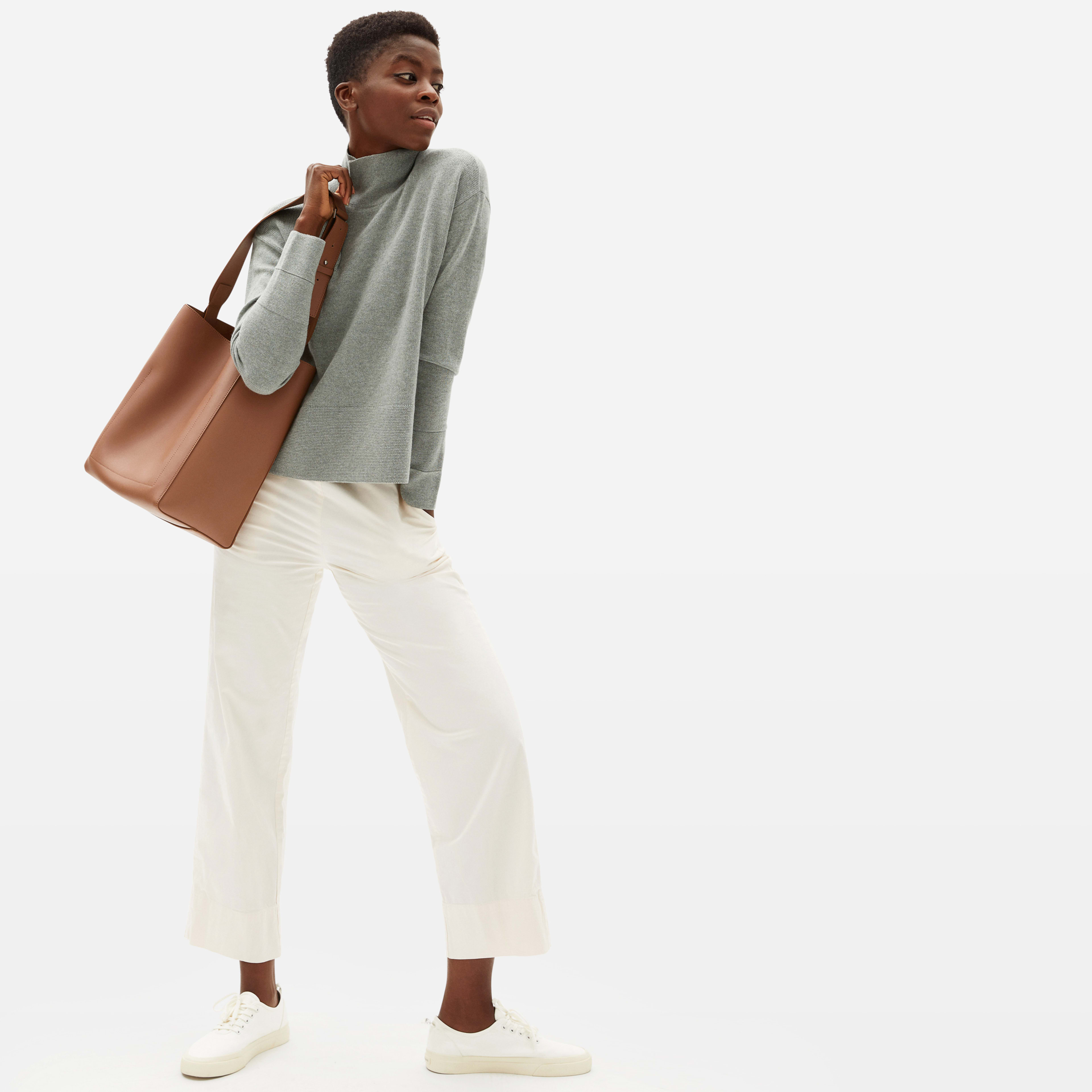 The Italian Leather Studio Bag Cognac – Everlane