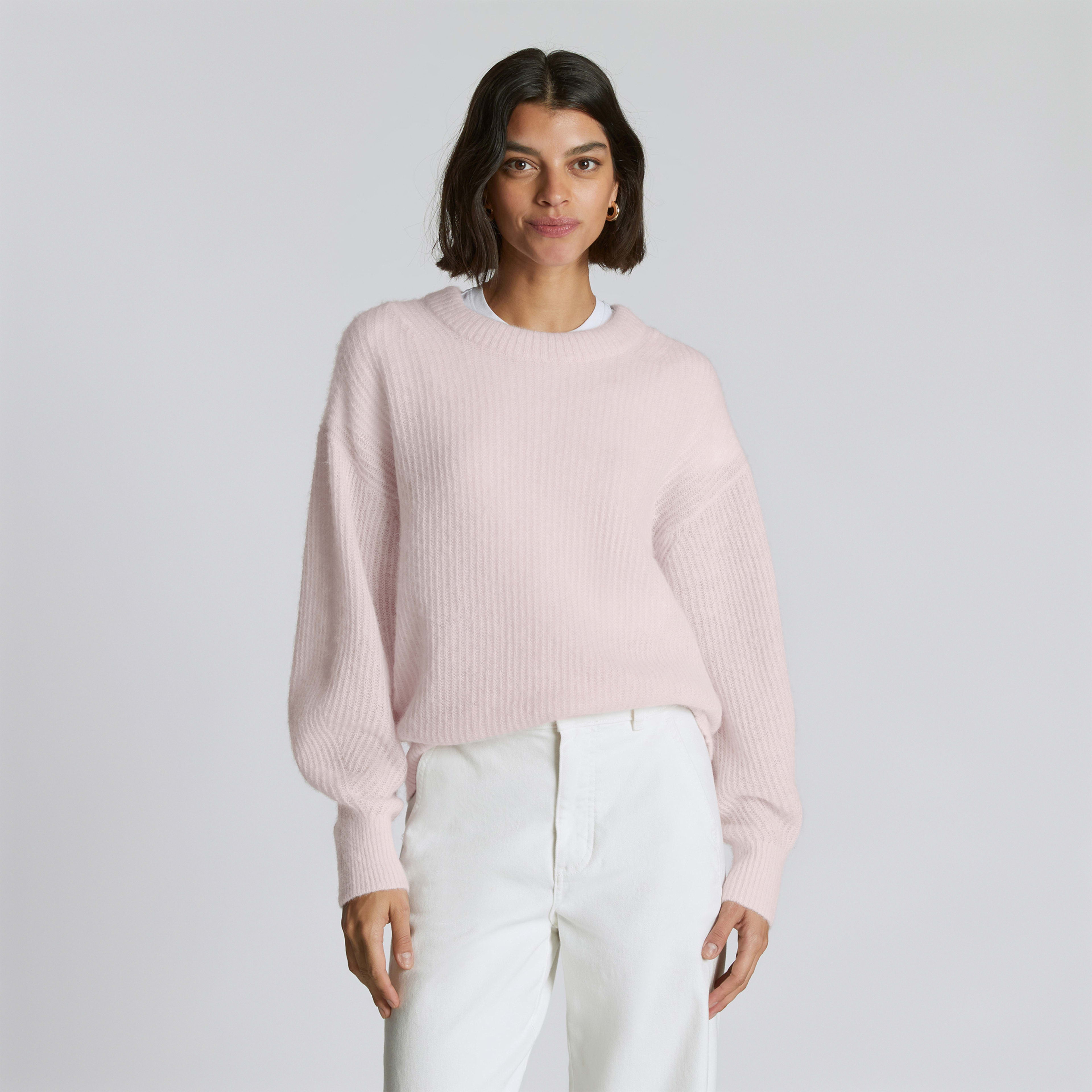 The Alpaca Crew Tinted Lilac – Everlane