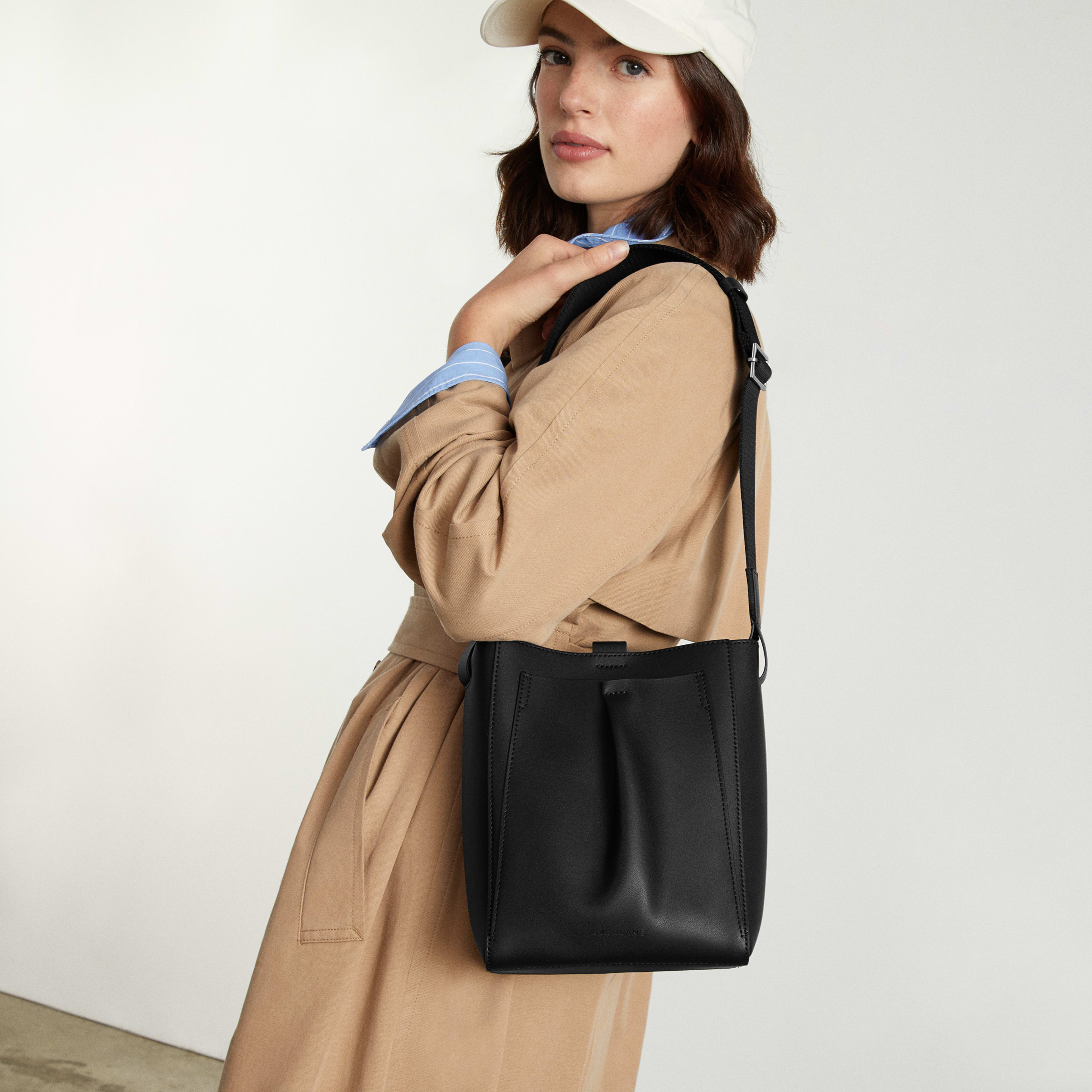 The Italian Leather Mini Studio Bag Black – Everlane