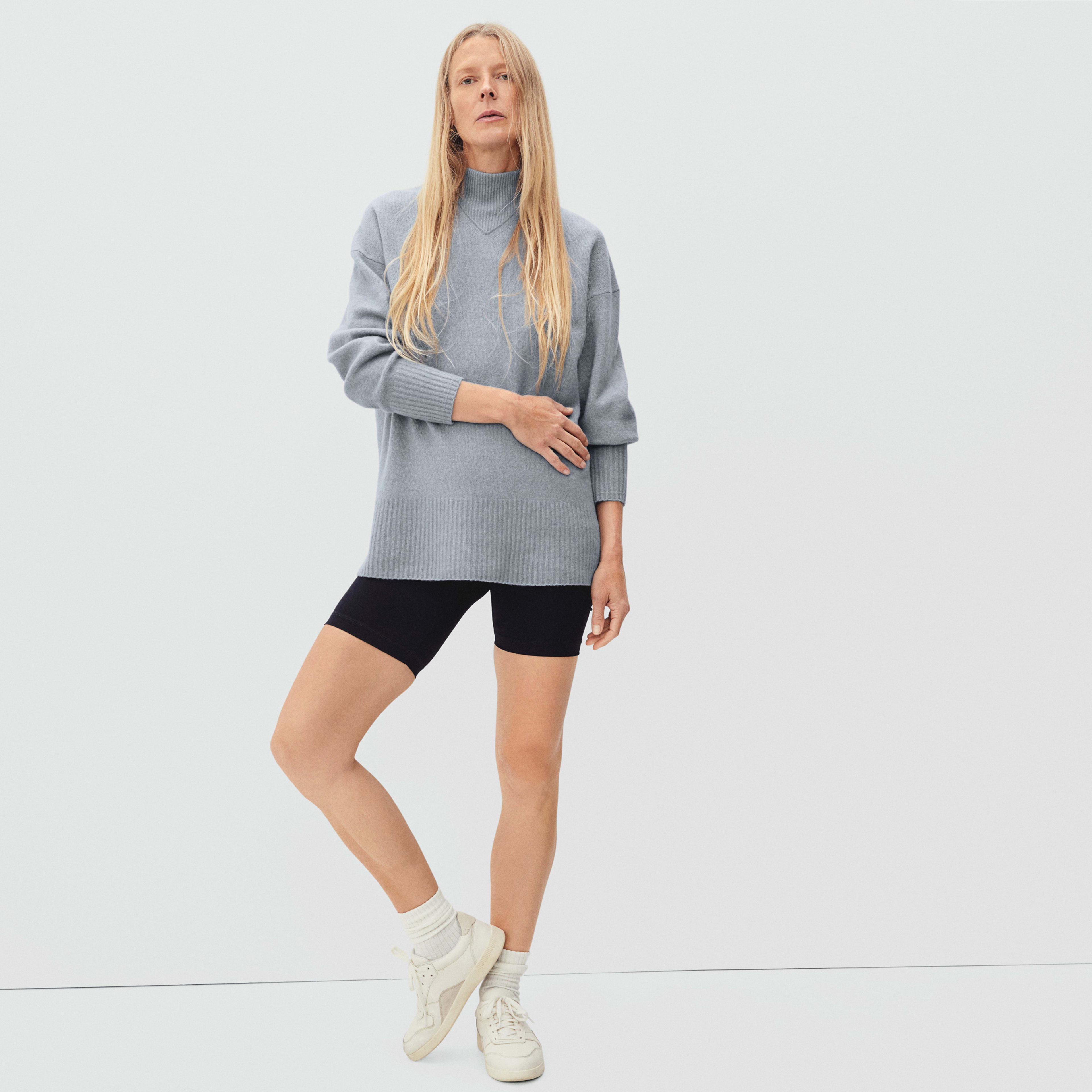 The Cozy-Stretch Pullover Smoke – Everlane