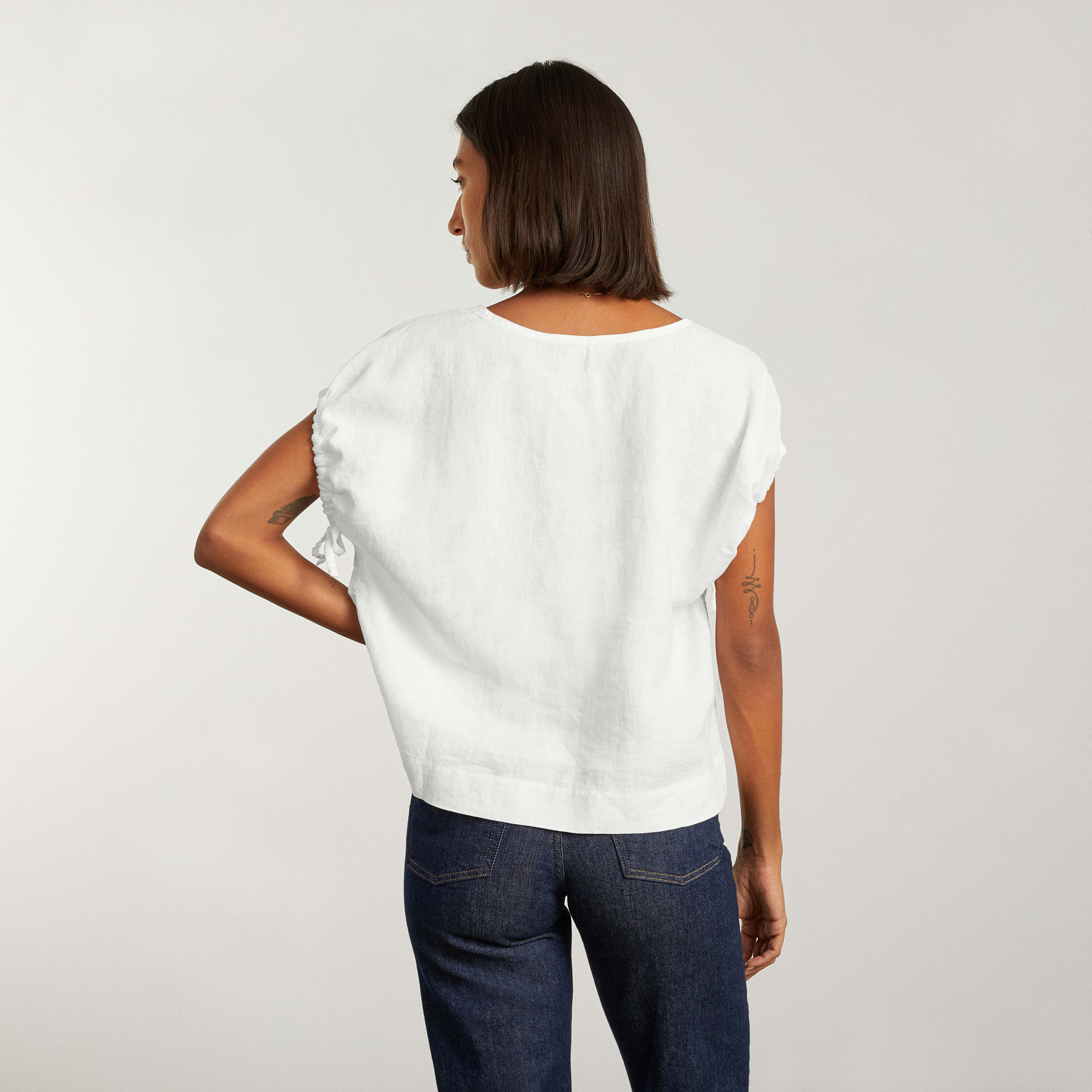 The Drawstring Tunic White – Everlane