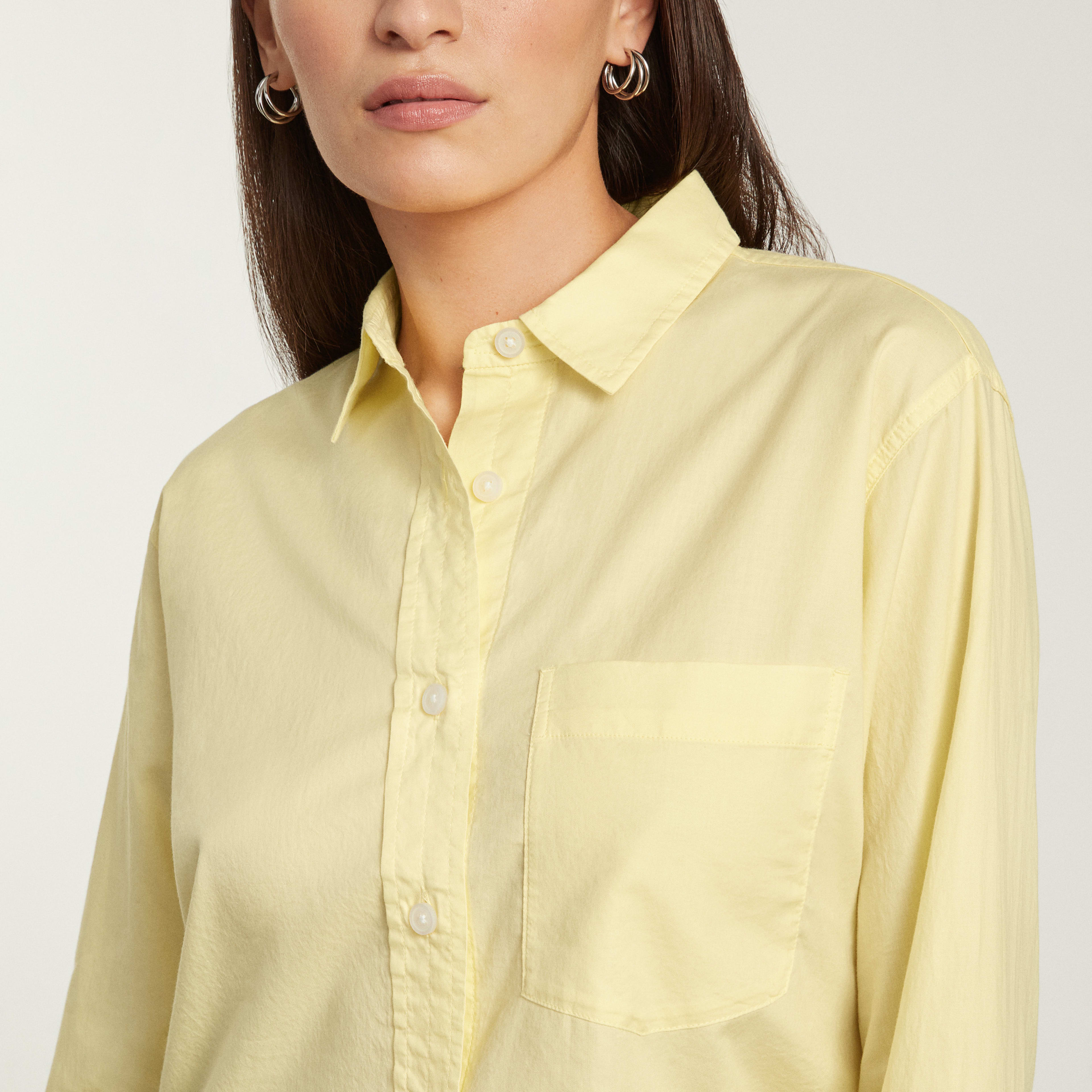 The Way-Short Shirt Pastel Yellow – Everlane