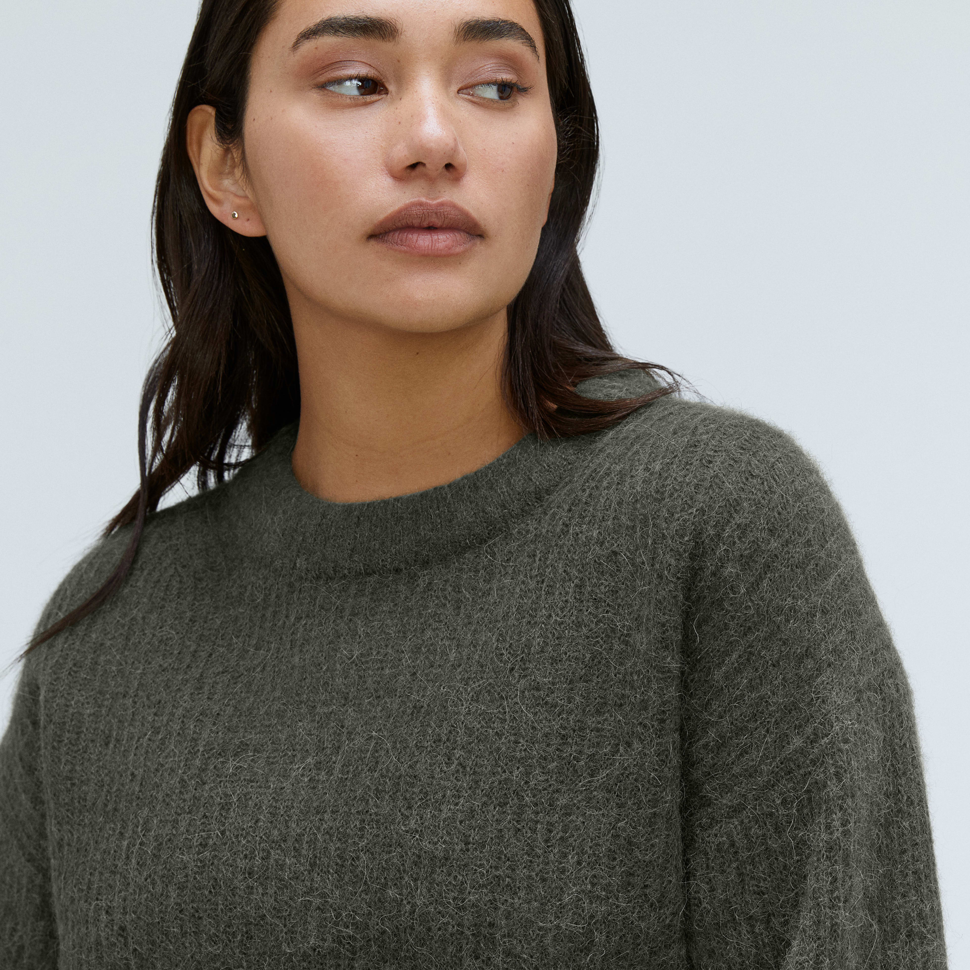 The Oversized Alpaca Crew Kambaba – Everlane
