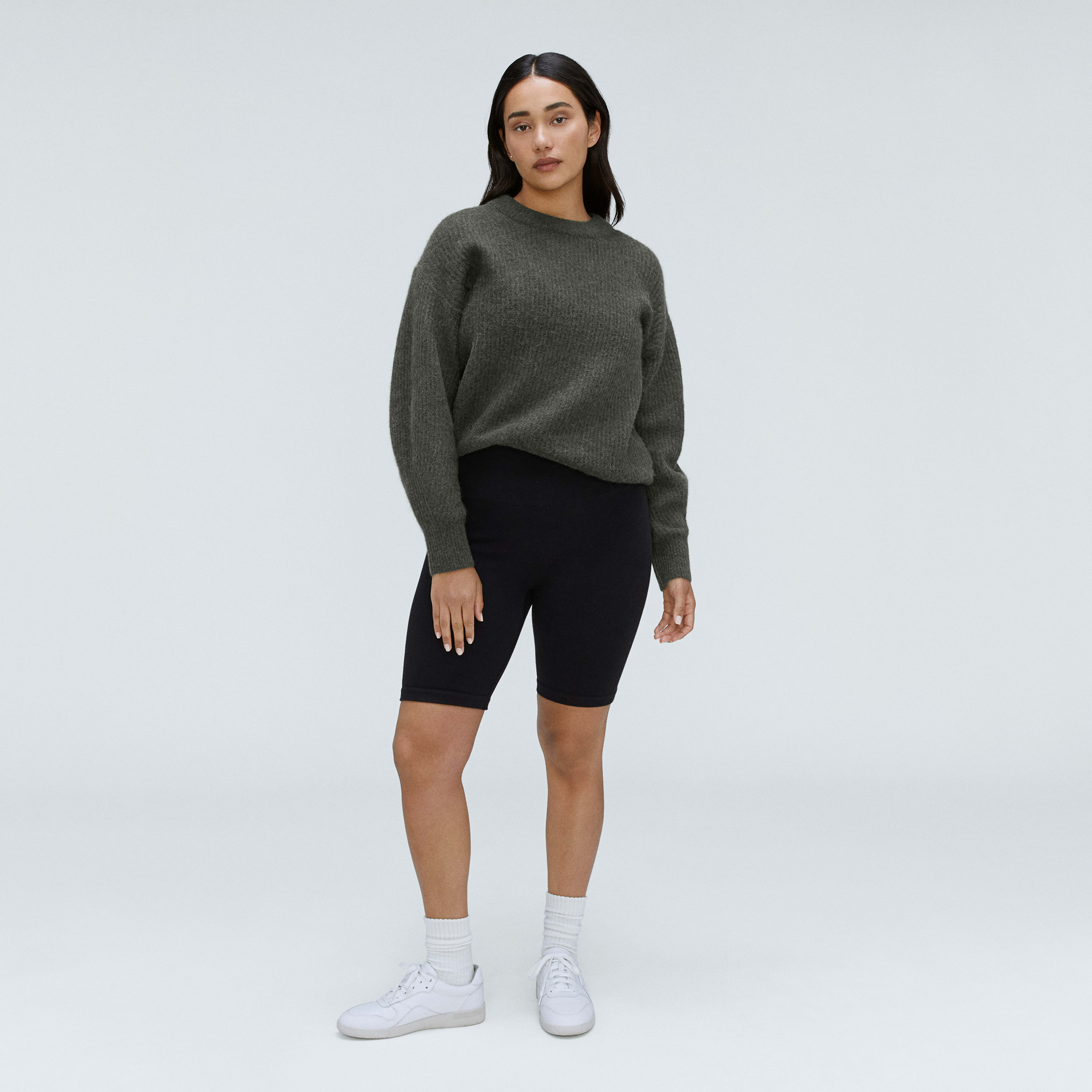 The Oversized Alpaca Crew Kambaba – Everlane