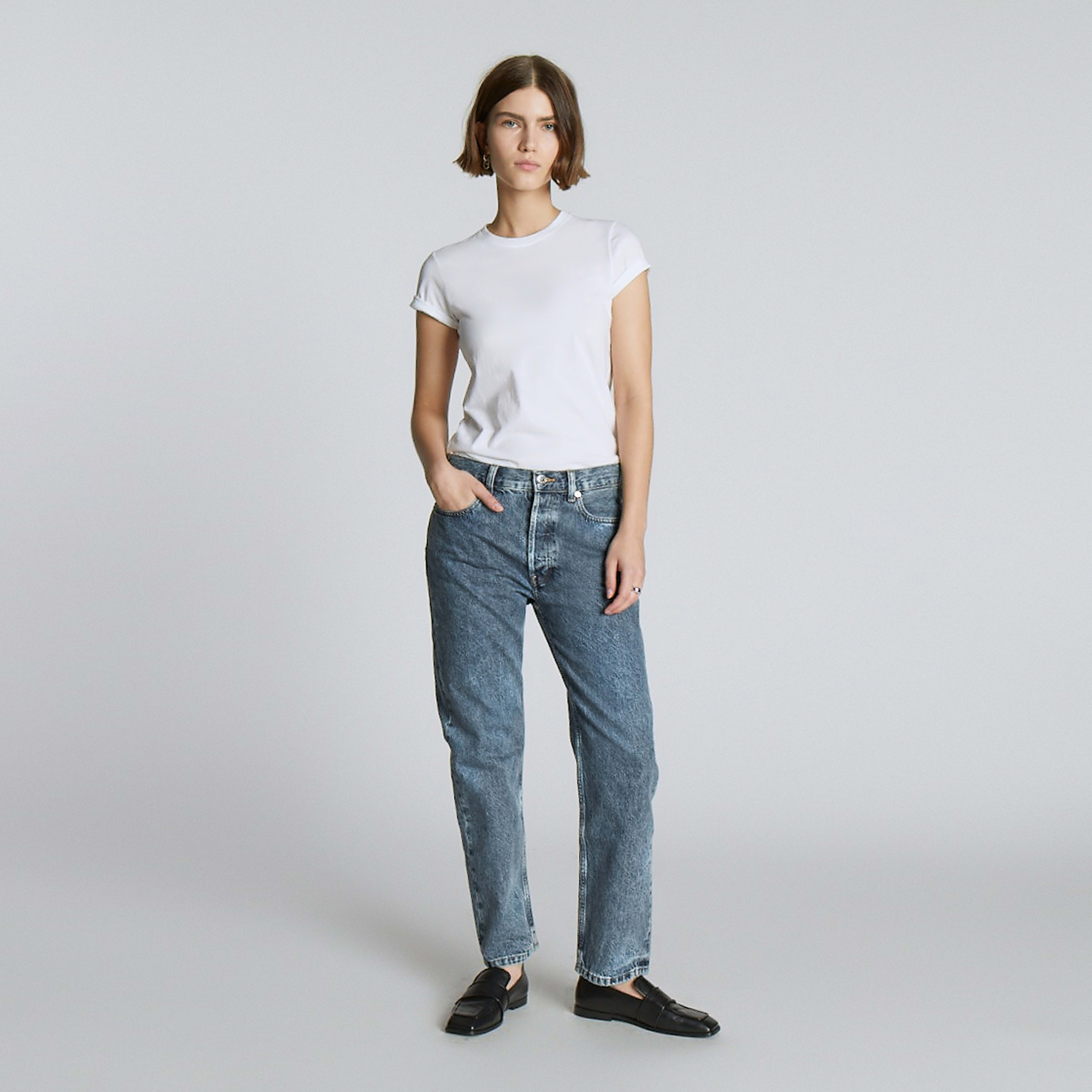 The Rigid Slouch Jean Acid Wash – Everlane