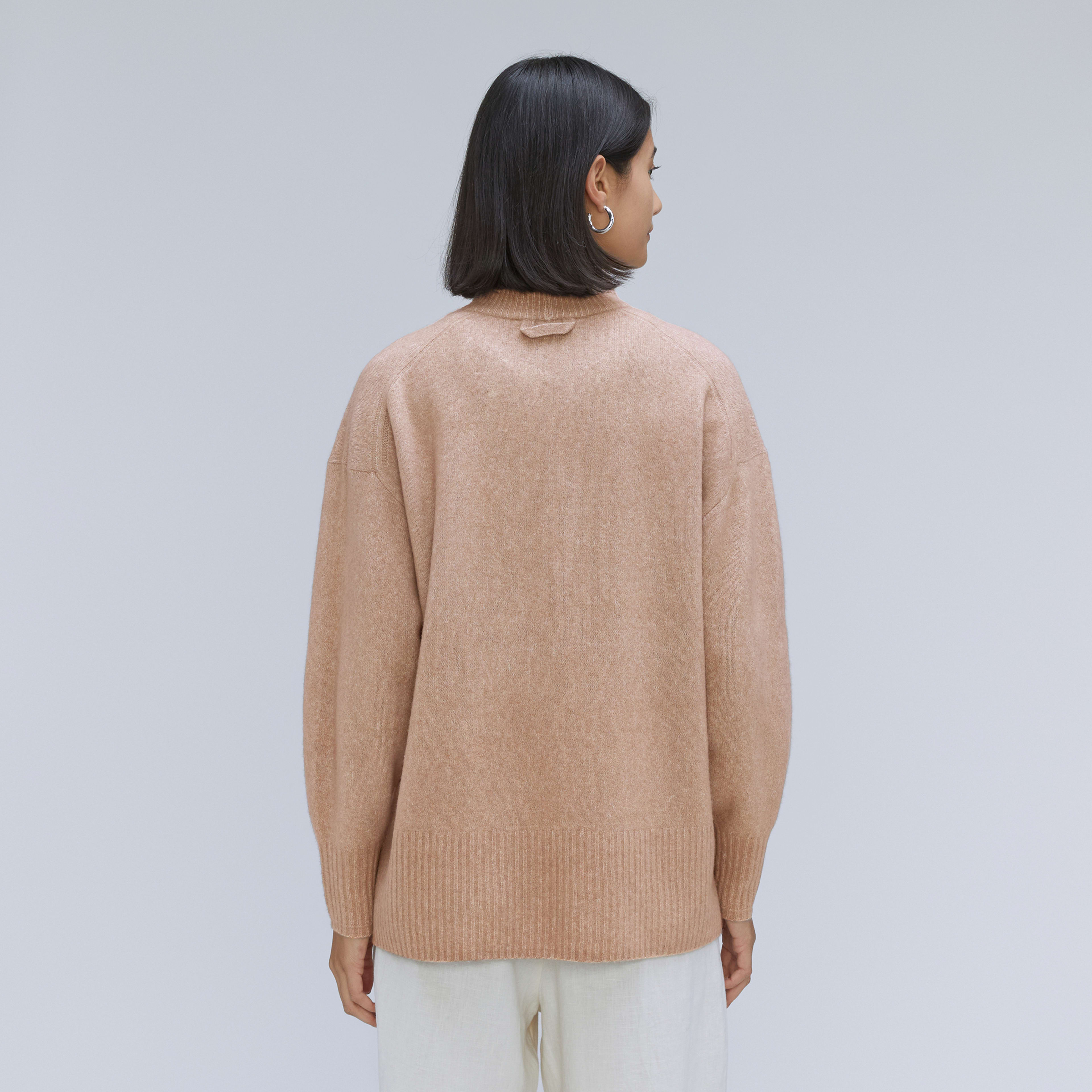 The Cozy-Stretch Pullover Taupe Grey – Everlane