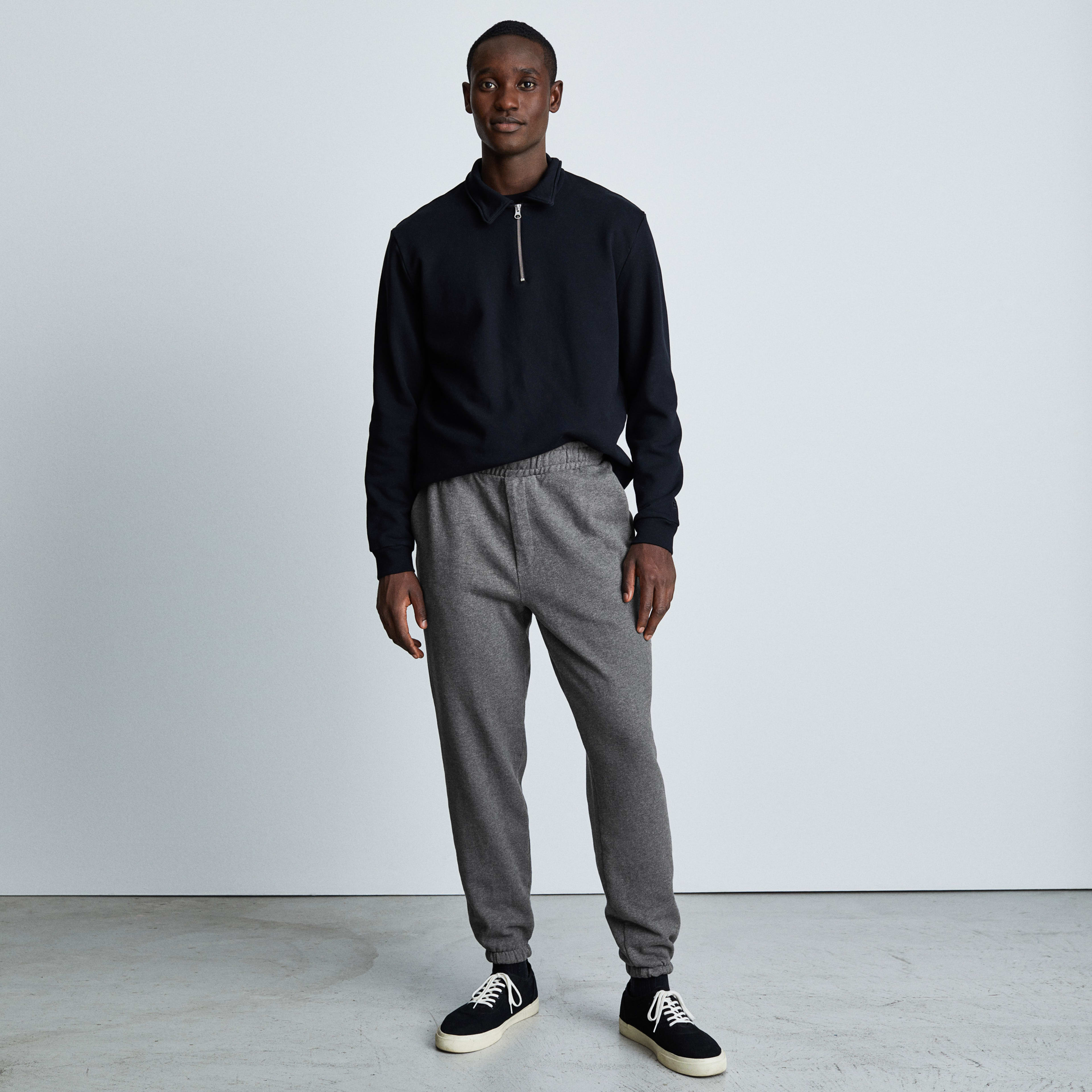 The Track Pant Dark Heather Grey – Everlane
