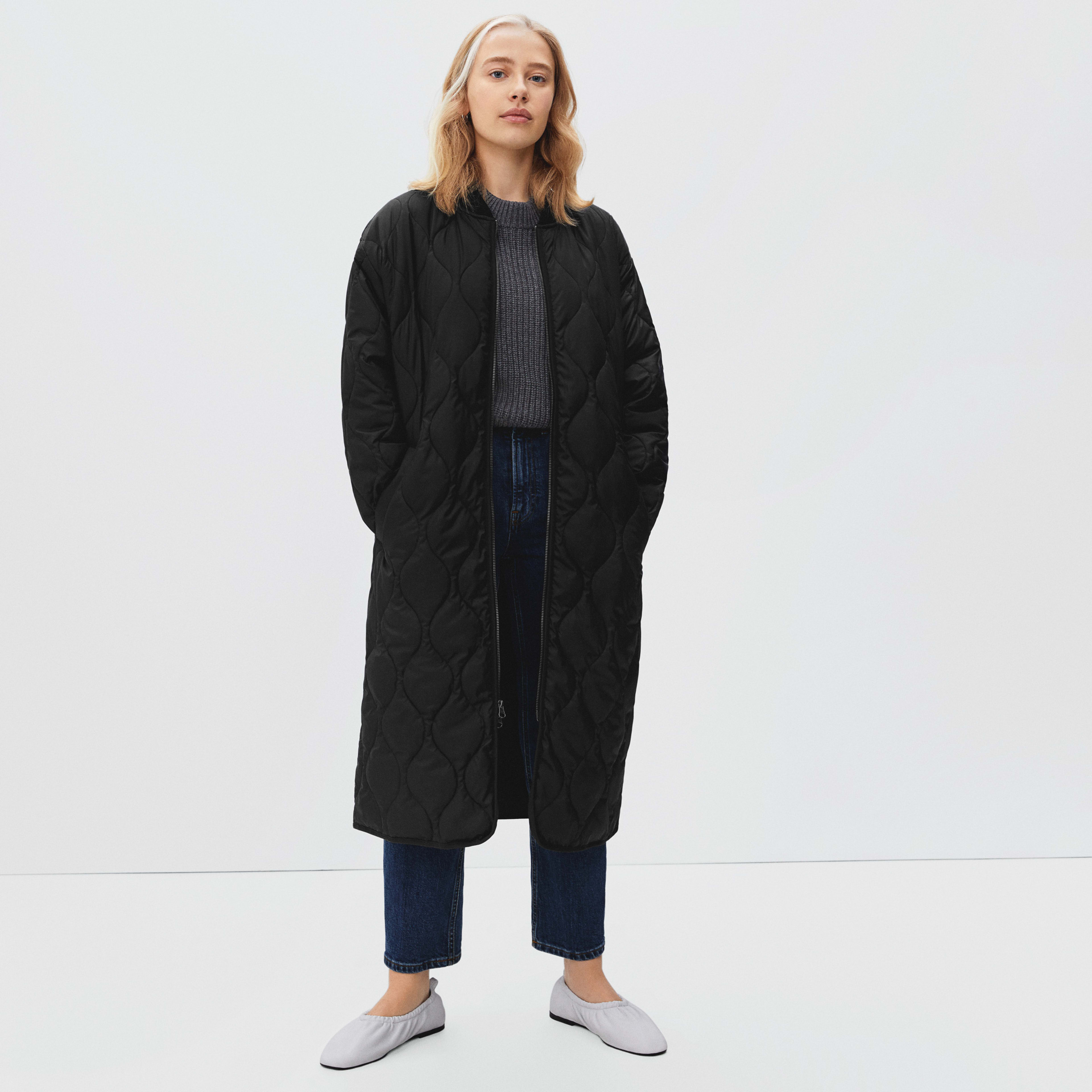 The ReNew Long Liner Black – Everlane