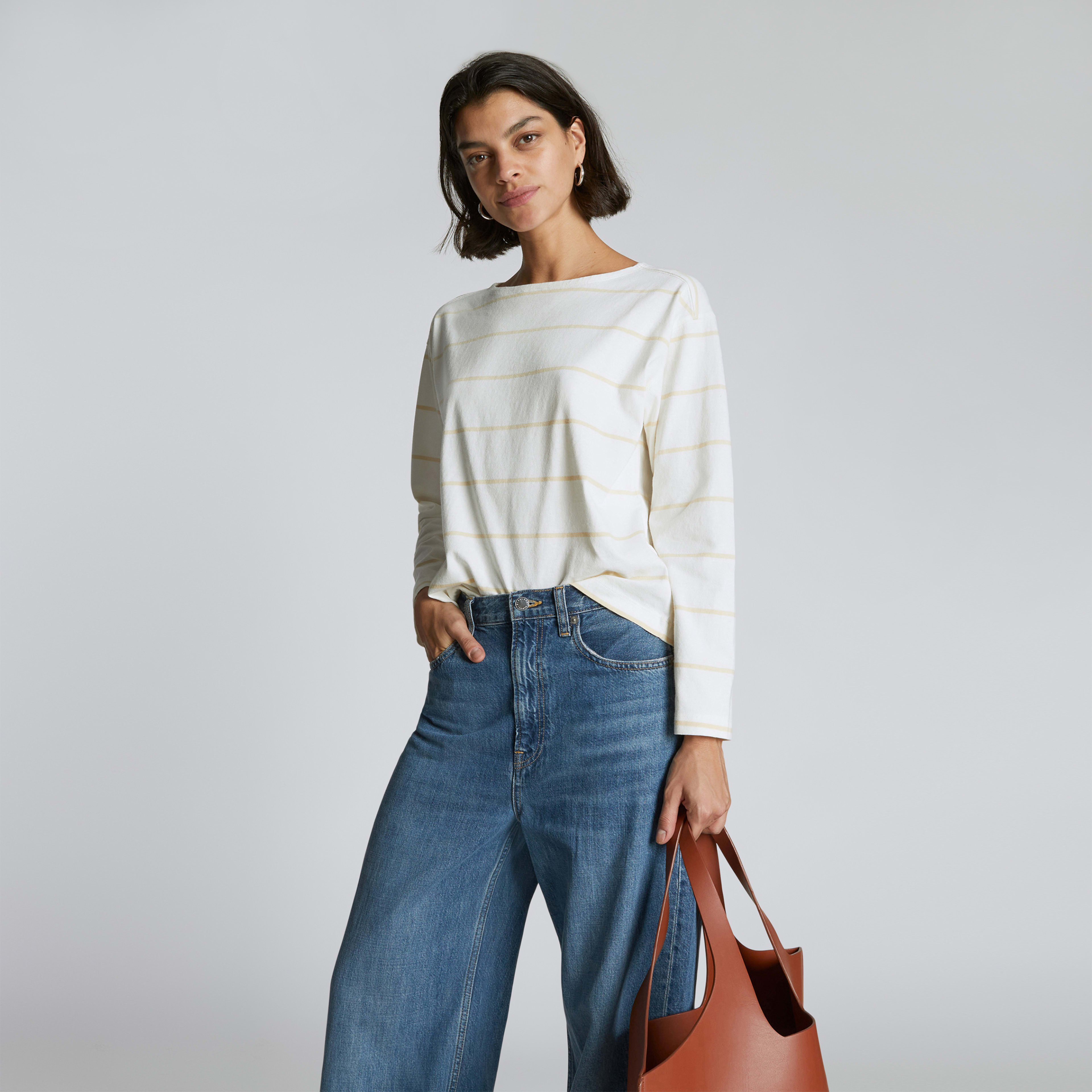 The Modern Breton Tee Canvas Tan / Biscotti – Everlane