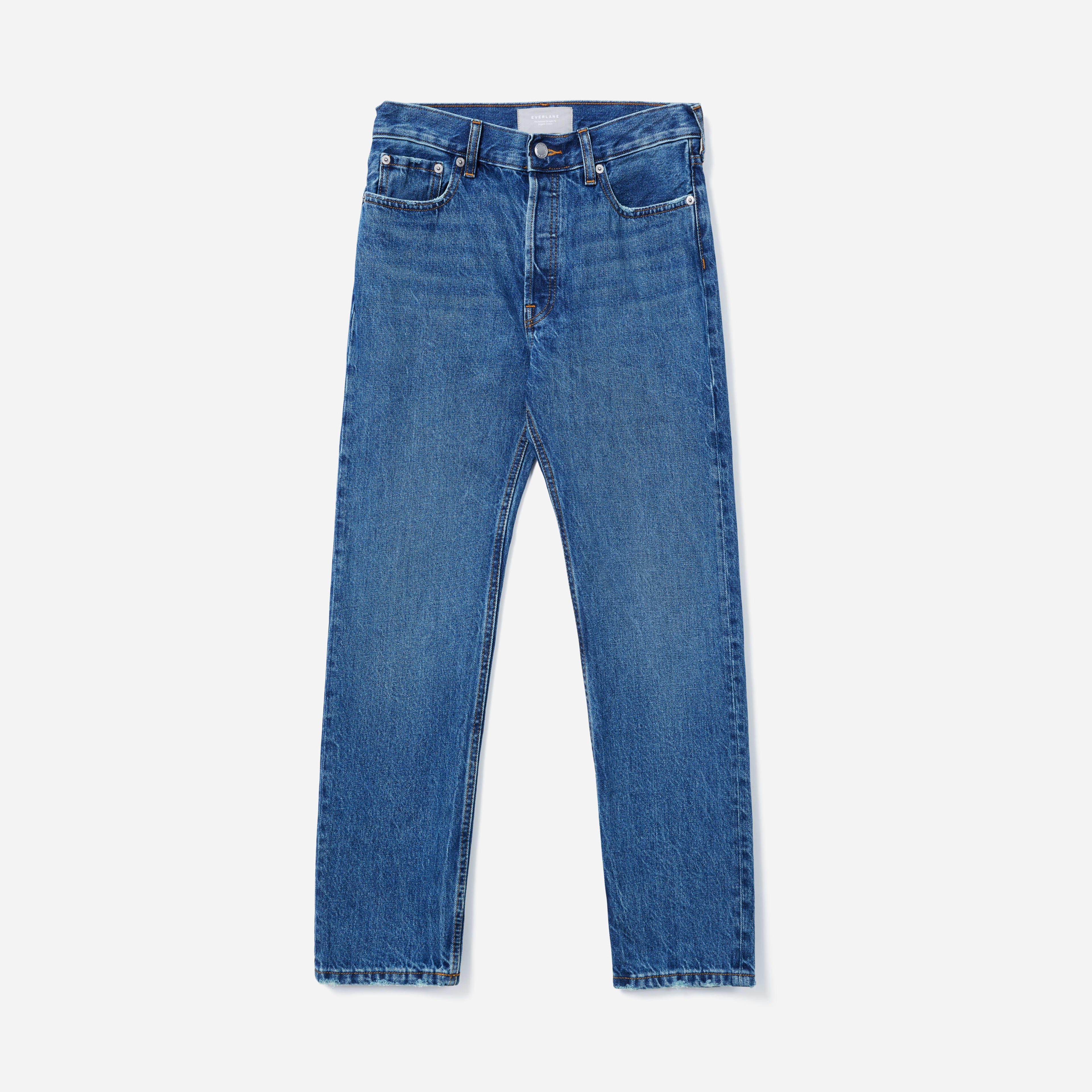 The Rigid Slouch Jean Washed Indigo – Everlane