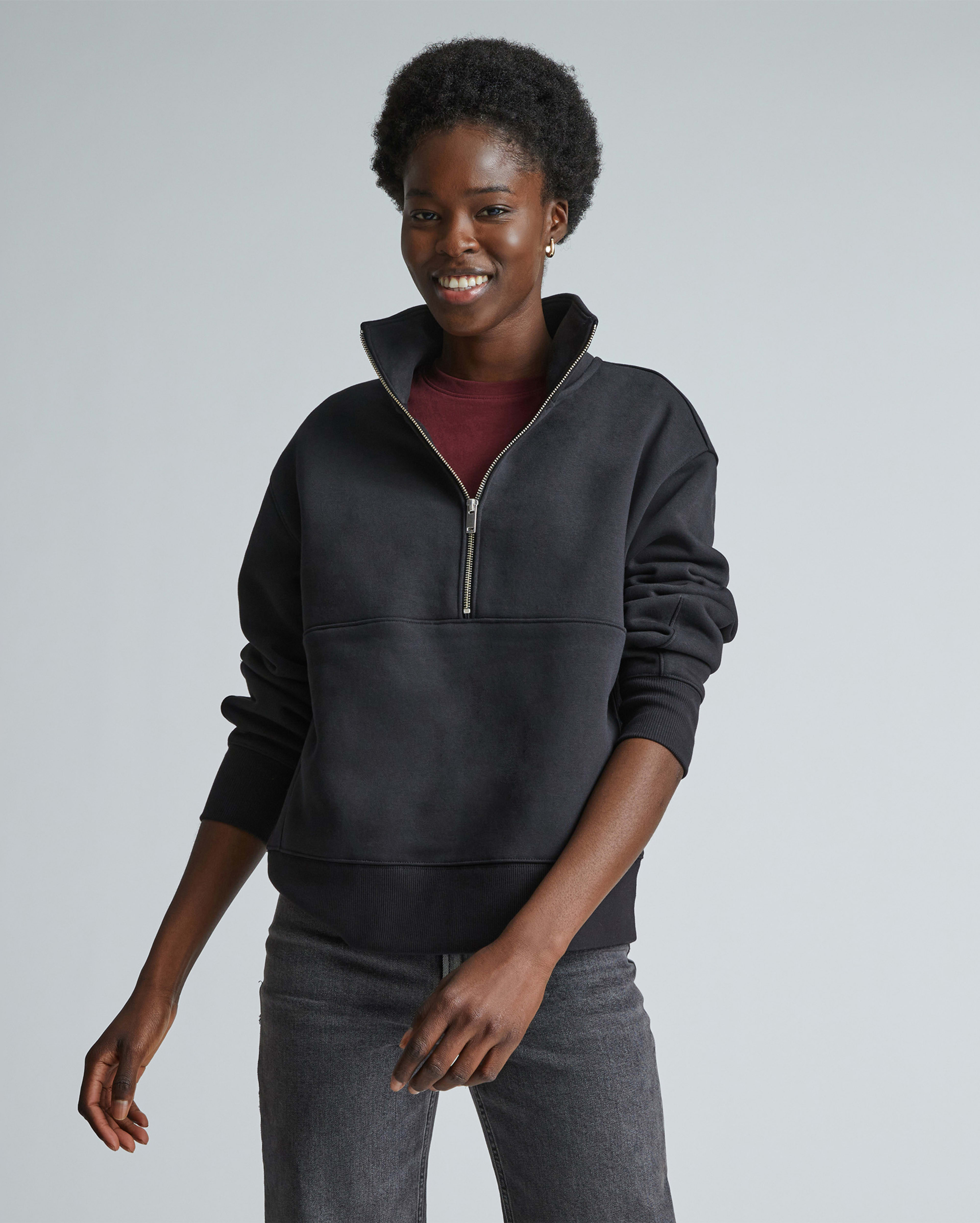 Image of The ReTrack Half-Zip Sweatshirt