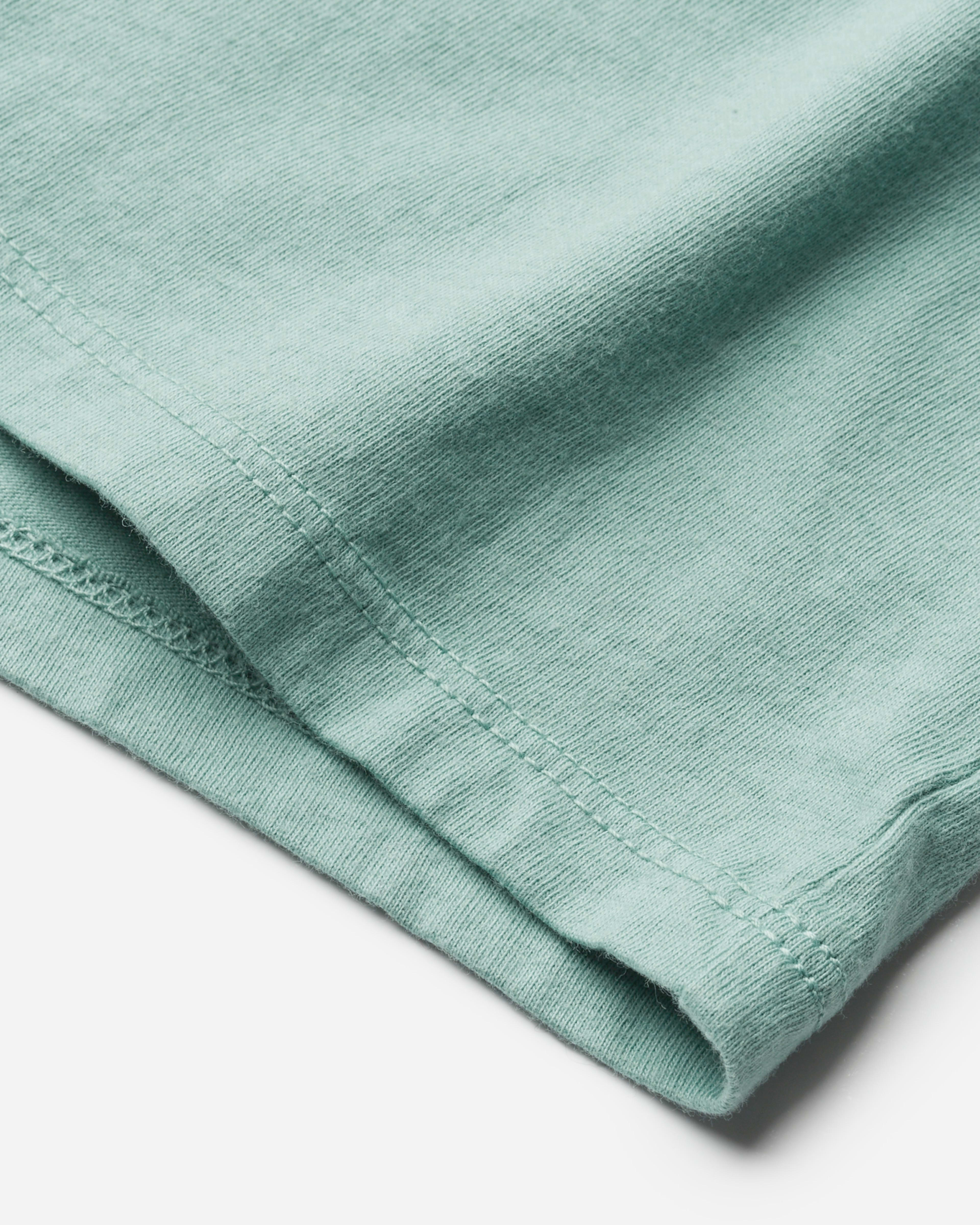 The Cotton Pocket Tee | Uniform Muted Teal – Everlane