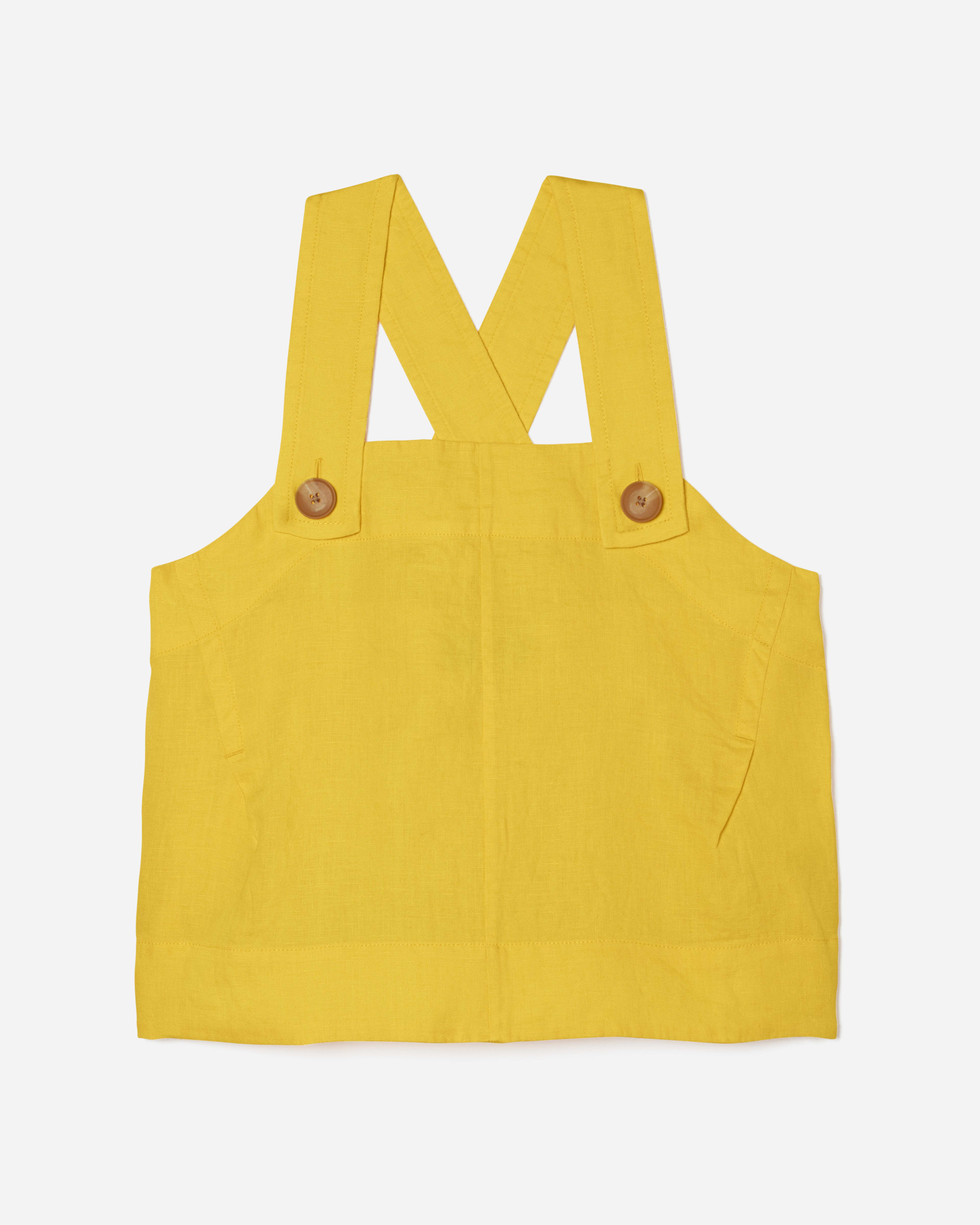 The Apron Linen Tank Super Lemon – Everlane