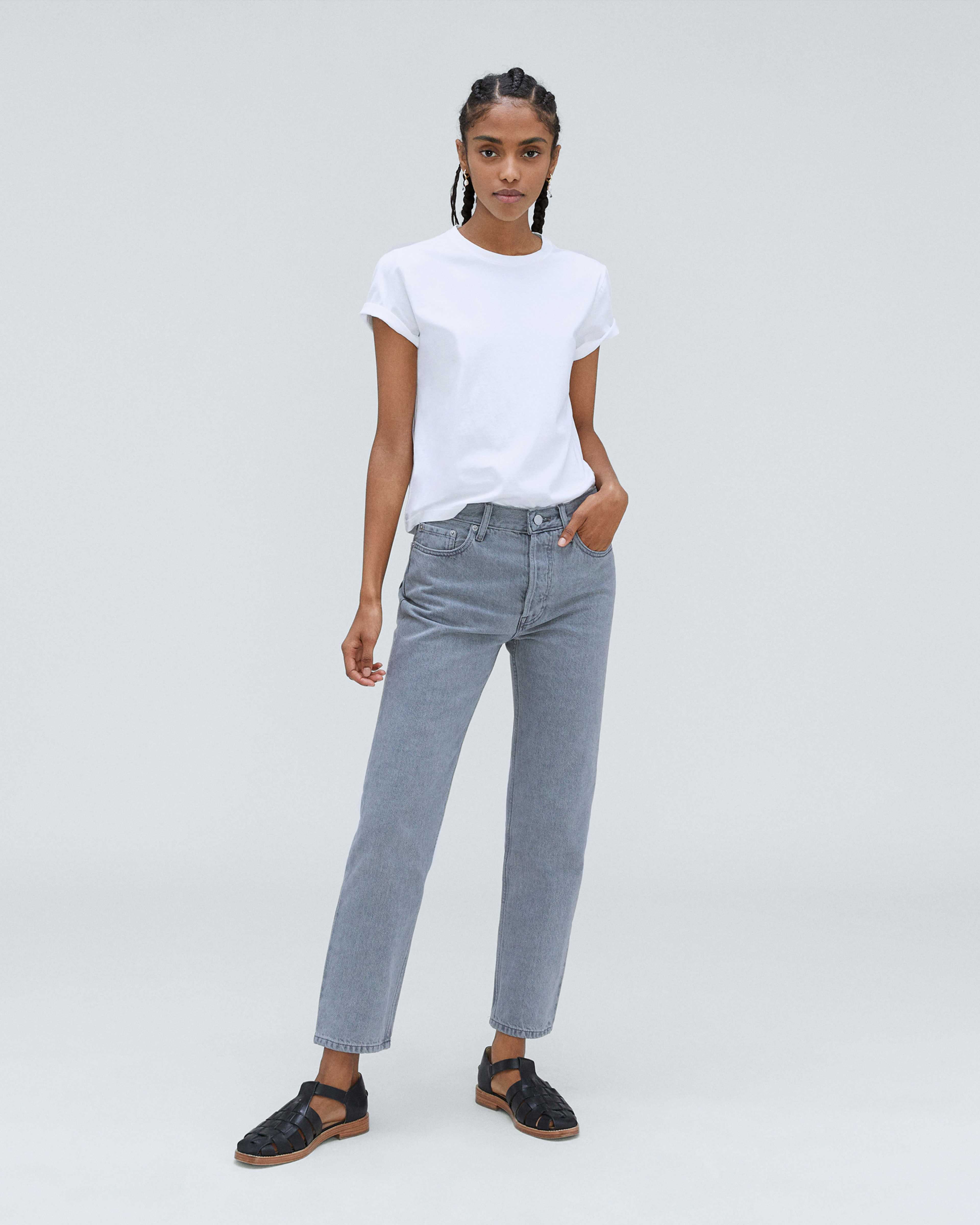 The Rigid Slouch Jean Vintage Grey – Everlane