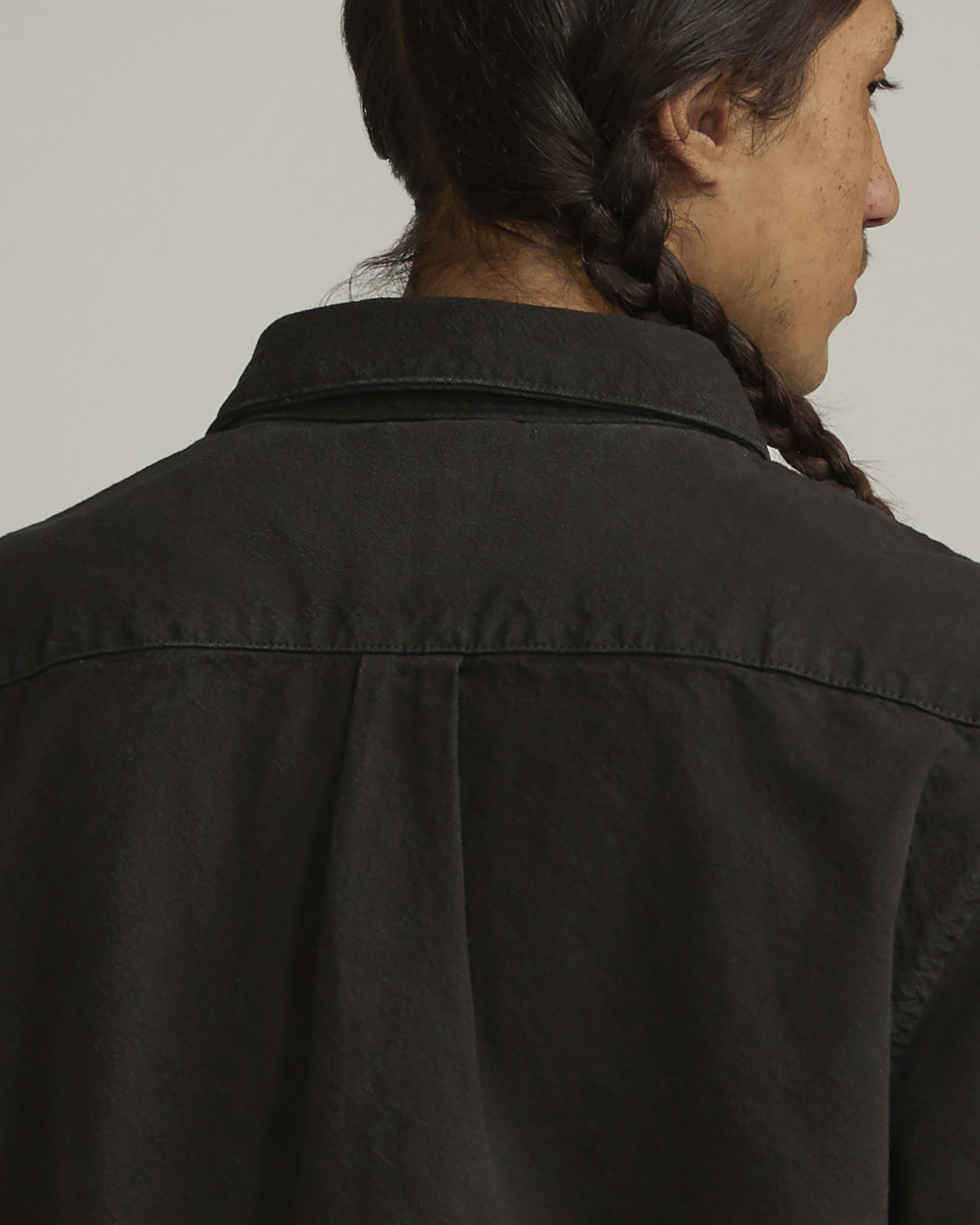 The Canvas Organic Cotton Overshirt Black – Everlane