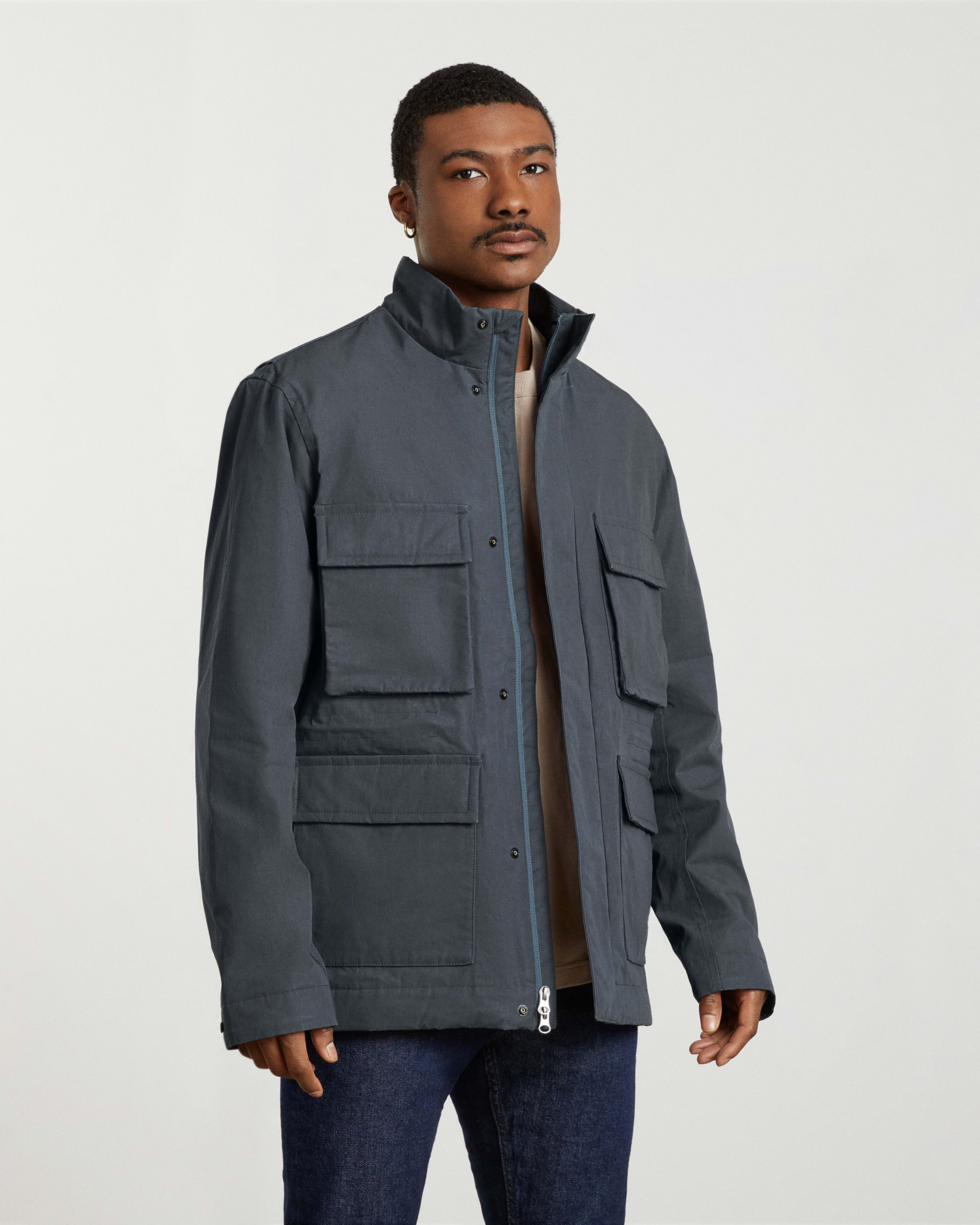 The Waxed Cotton Jacket Slate – Everlane