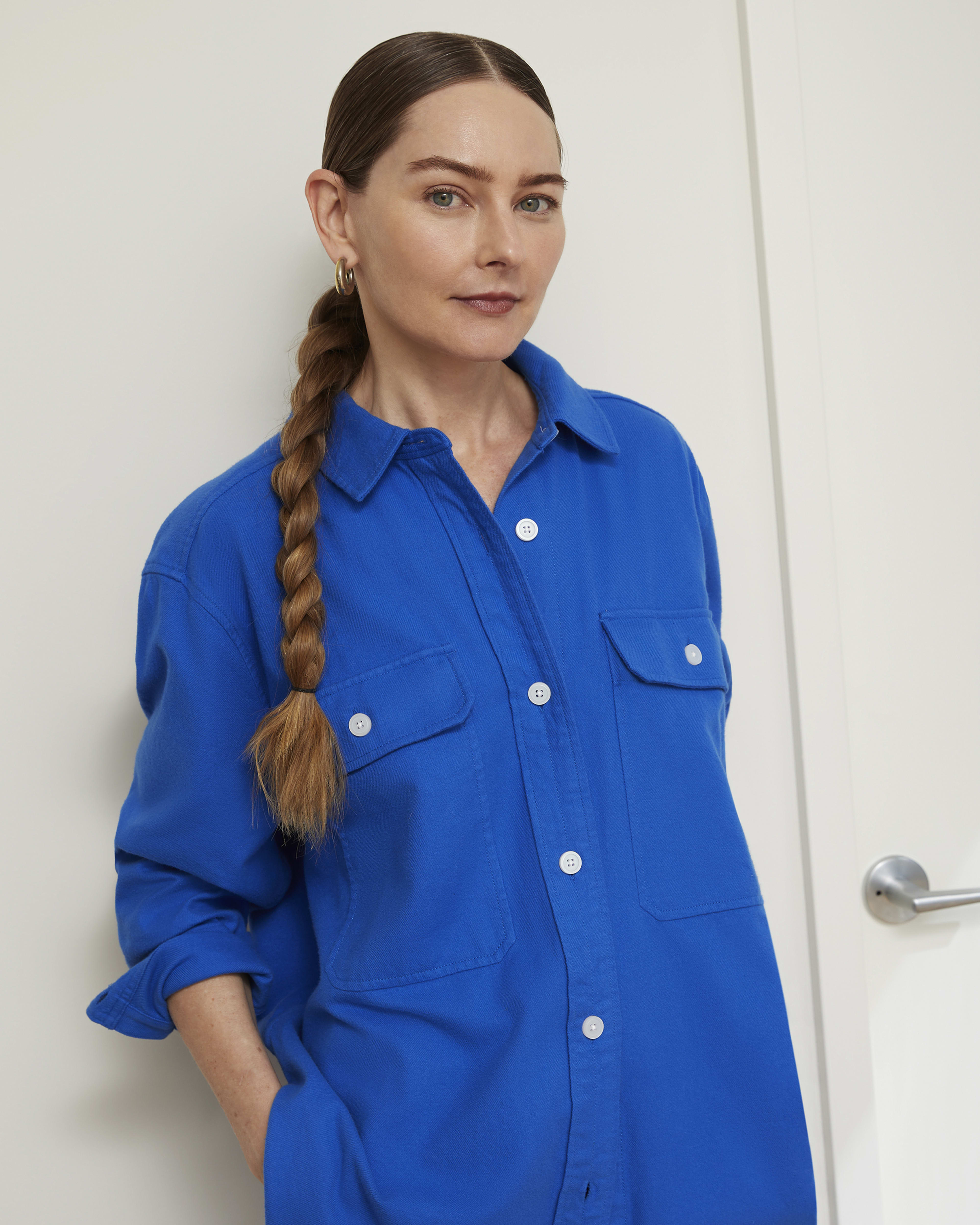 The Classic Cotton Flannel Shirt Lapis Blue – Everlane
