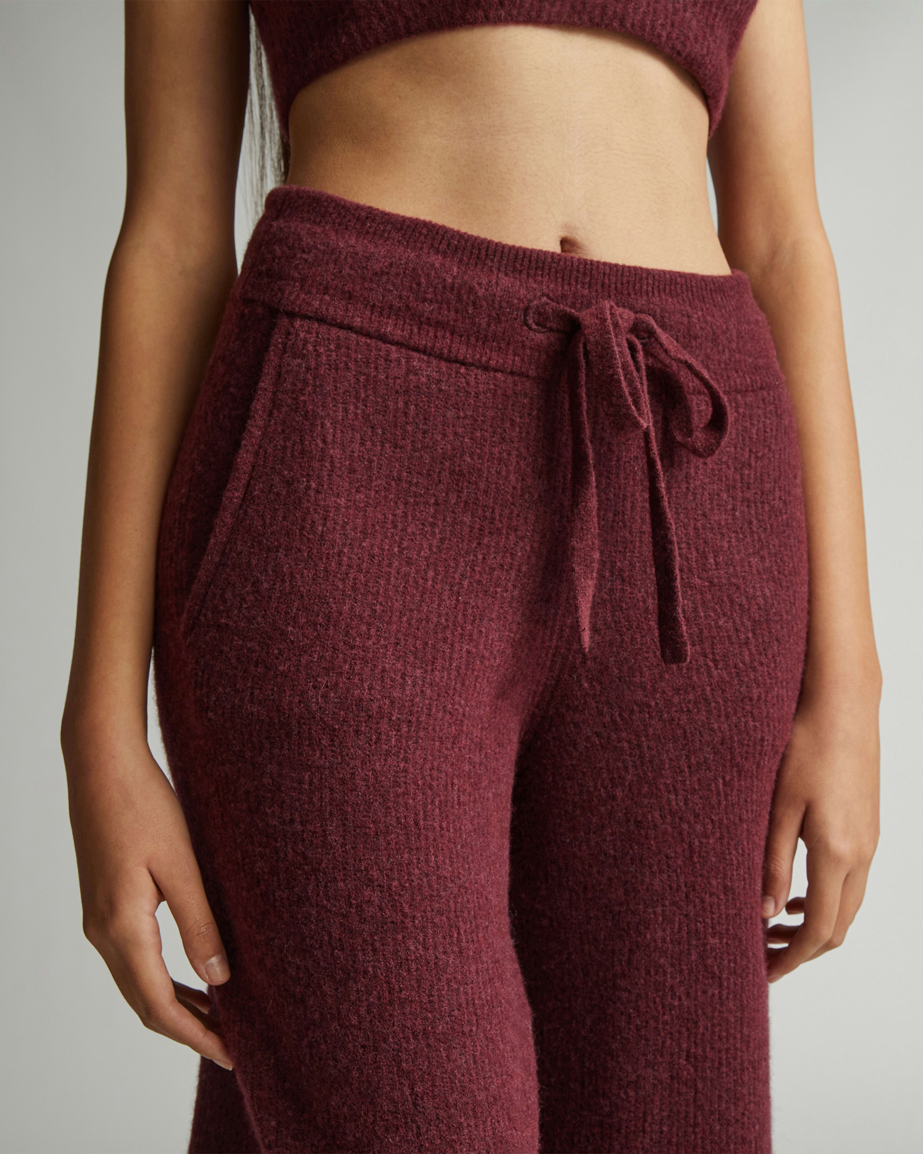 The Cozy-Stretch Wide-Leg Sweatpant Brandy – Everlane