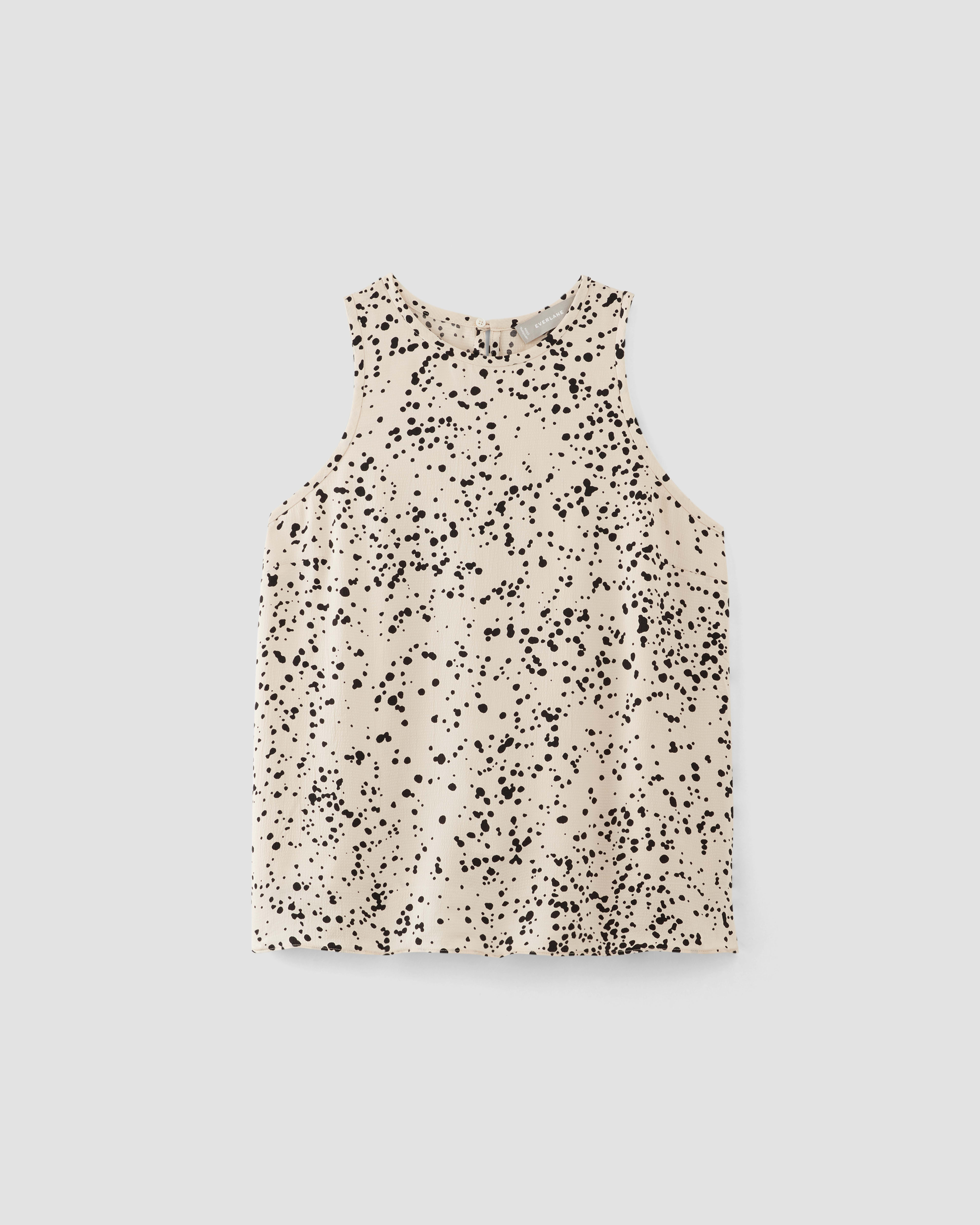 The Satin Racerback Top Whisper Pink Moonsplatter – Everlane